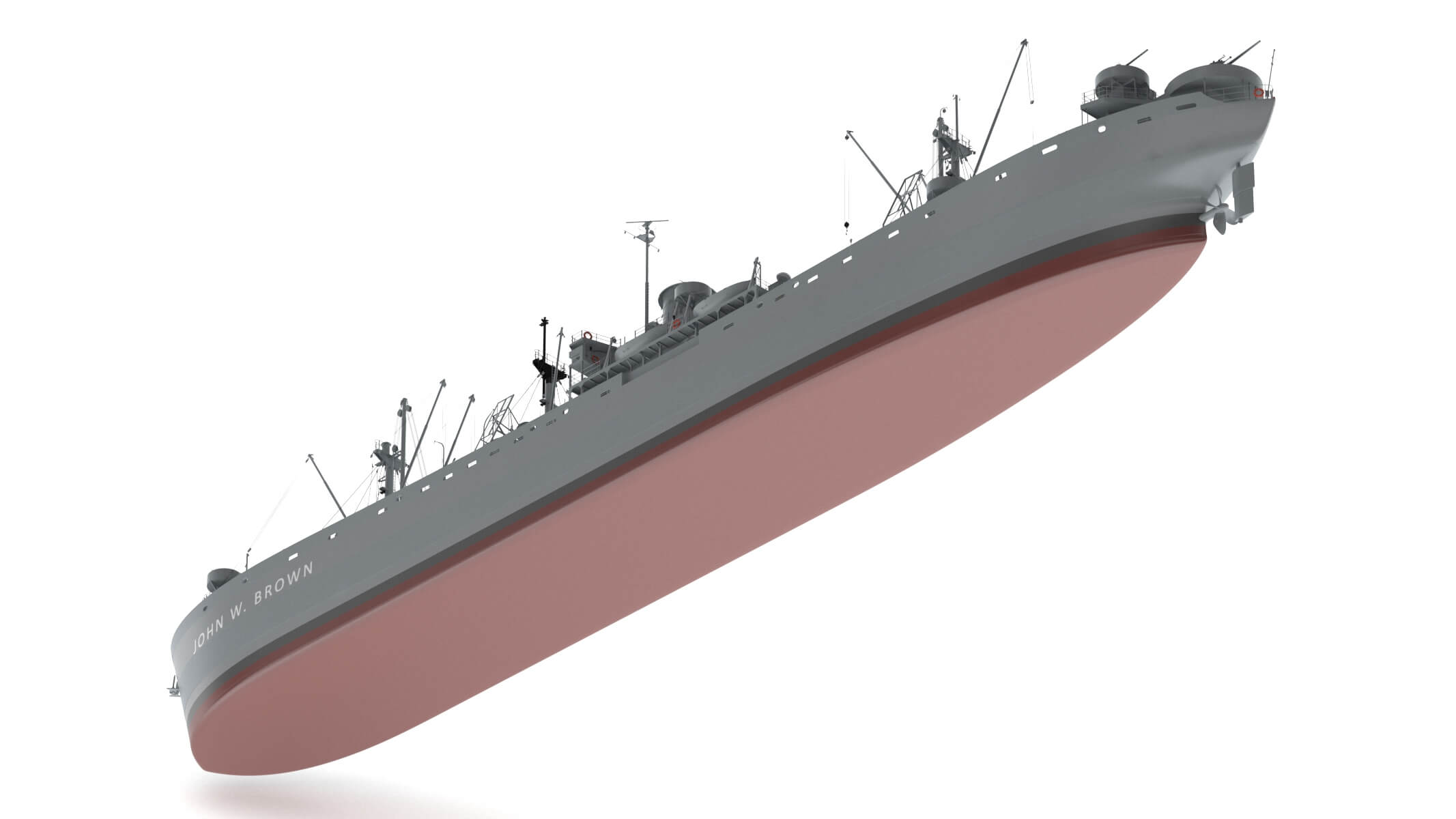 SS John W. Brown - 3D Model by frezzy