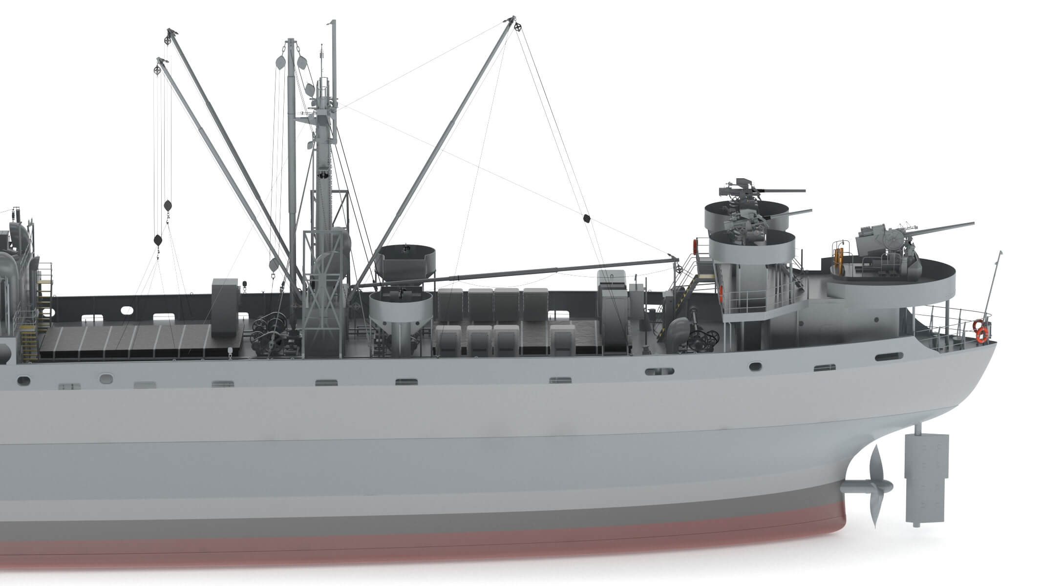 SS John W. Brown - 3D Model by frezzy