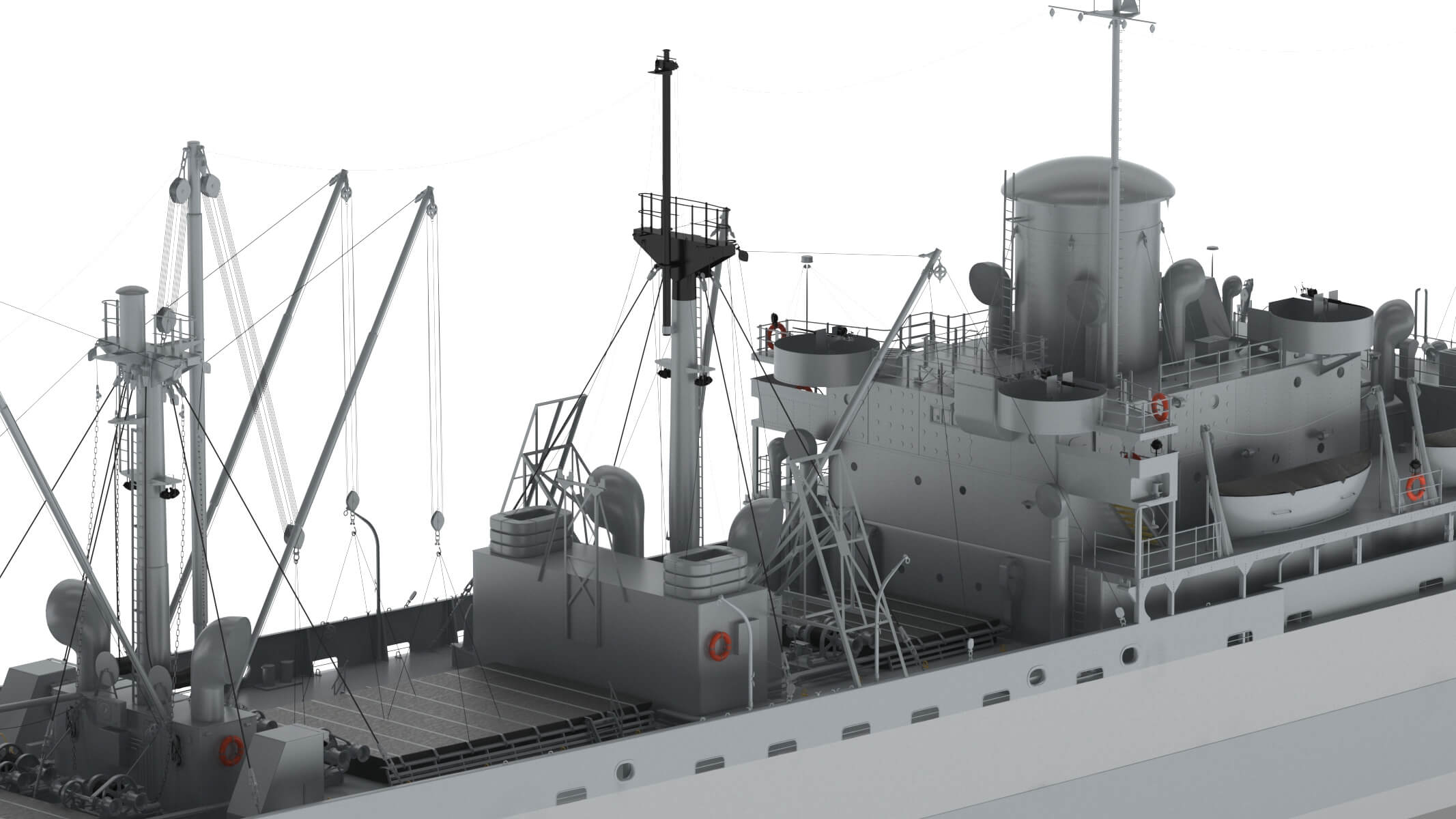 SS John W. Brown - 3D Model by frezzy
