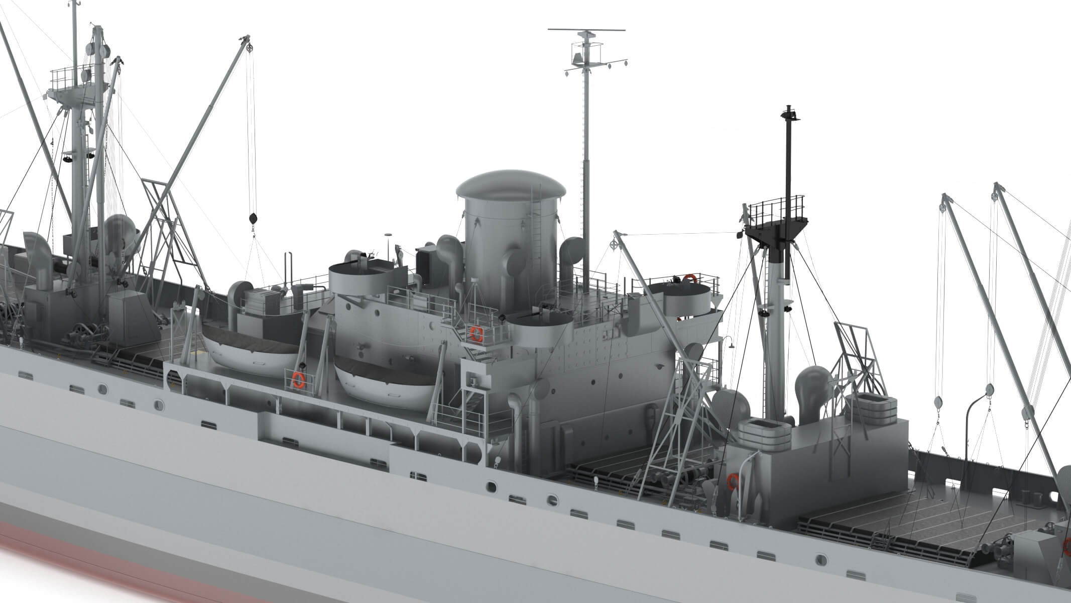 SS John W. Brown - 3D Model by frezzy