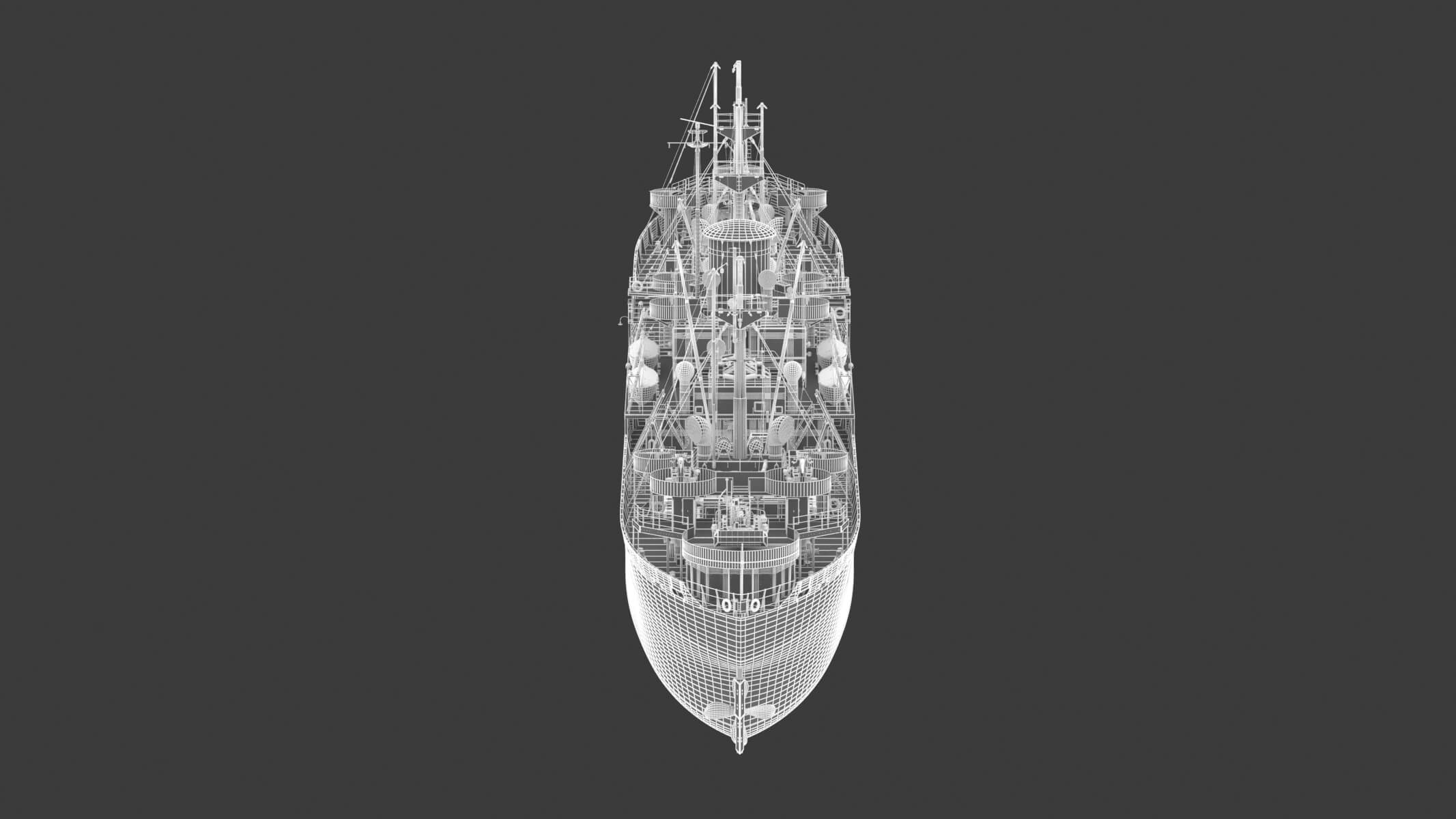 SS John W. Brown - 3D Model by frezzy