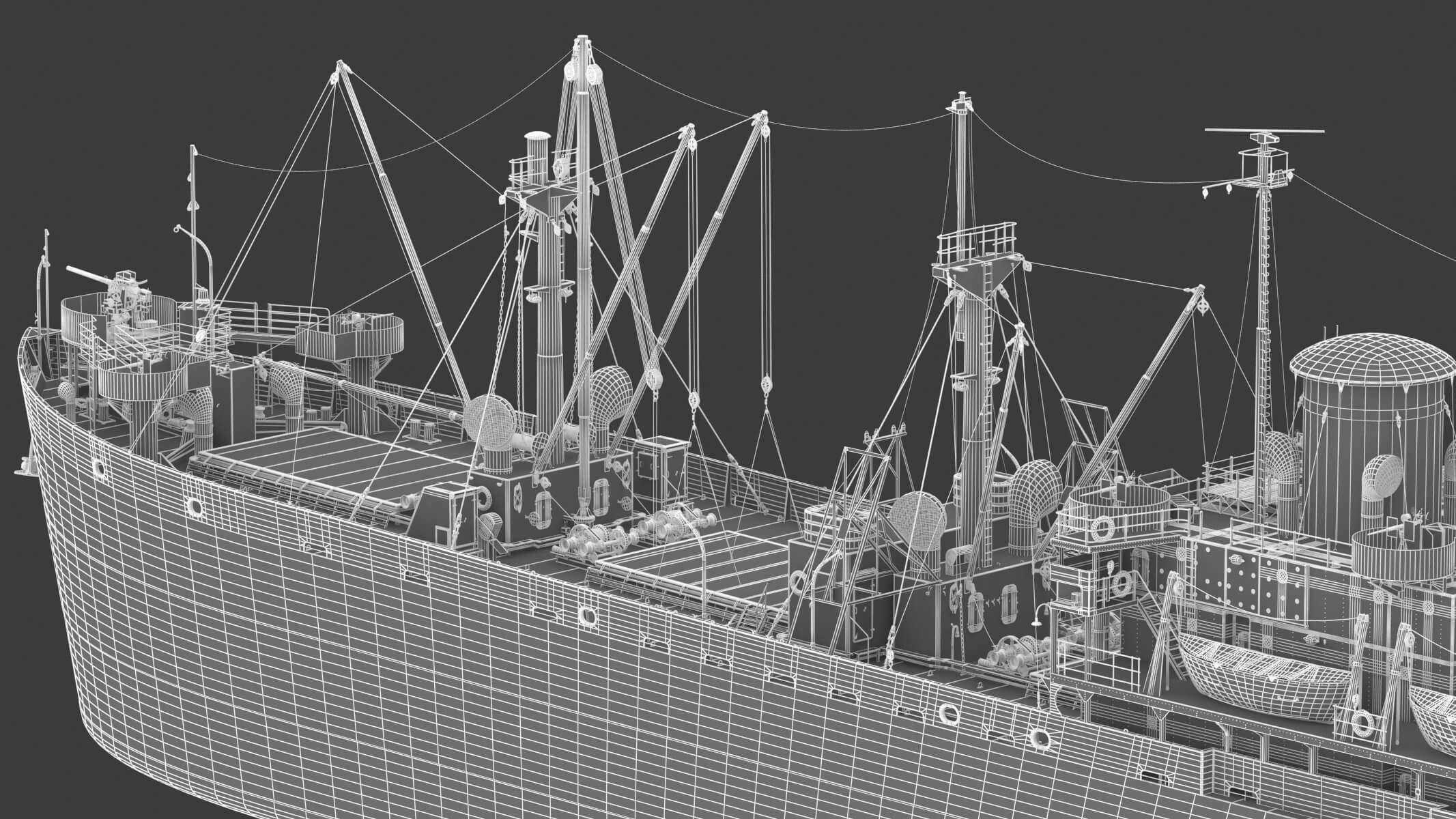 SS John W. Brown - 3D Model by frezzy