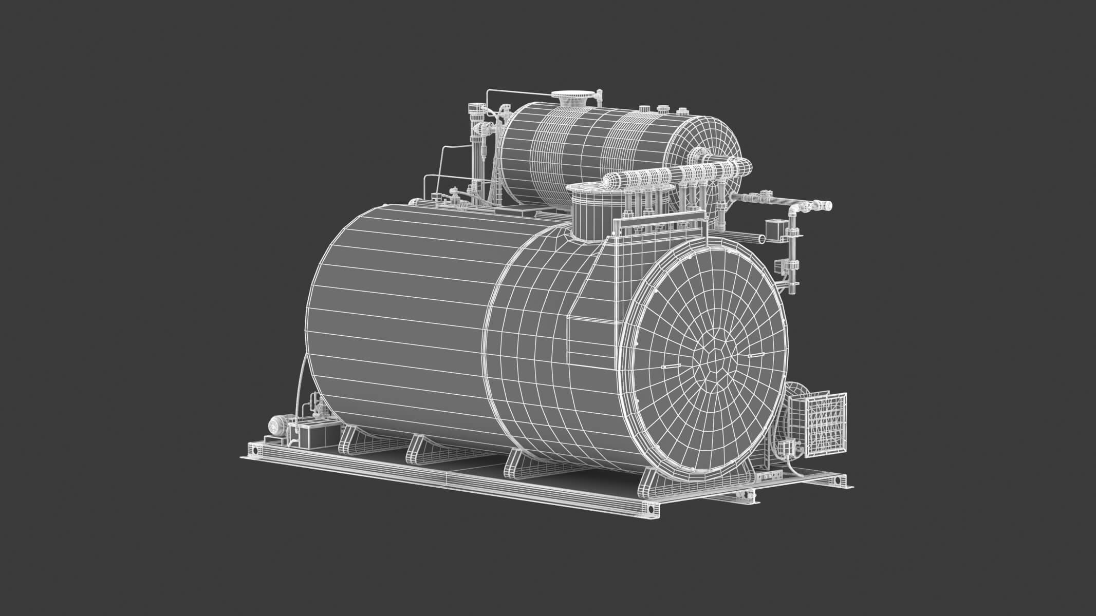 Steam Boiler - 3D Model by frezzy