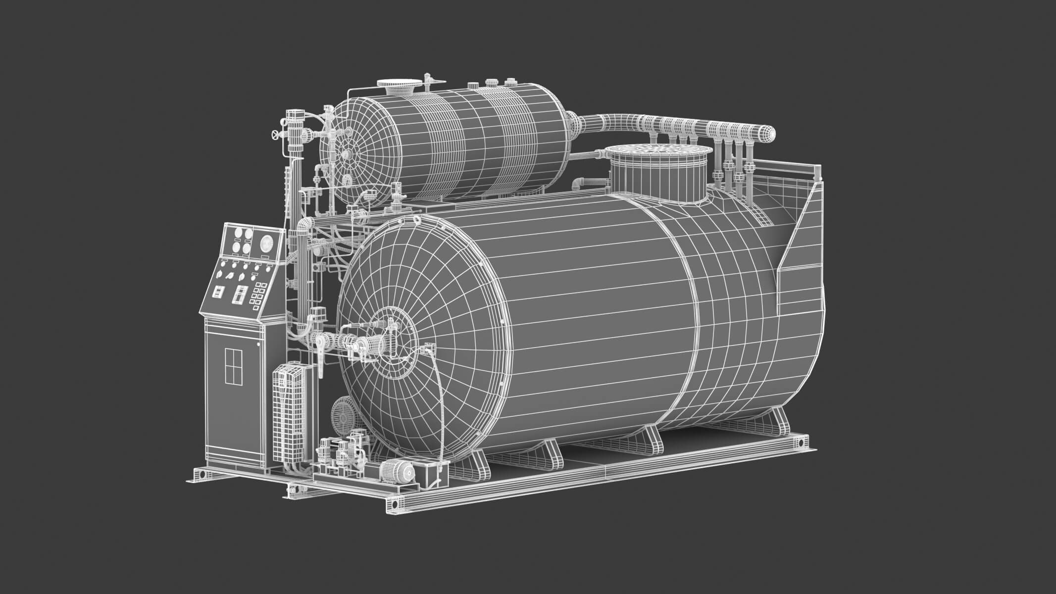 Steam Boiler - 3D Model by frezzy