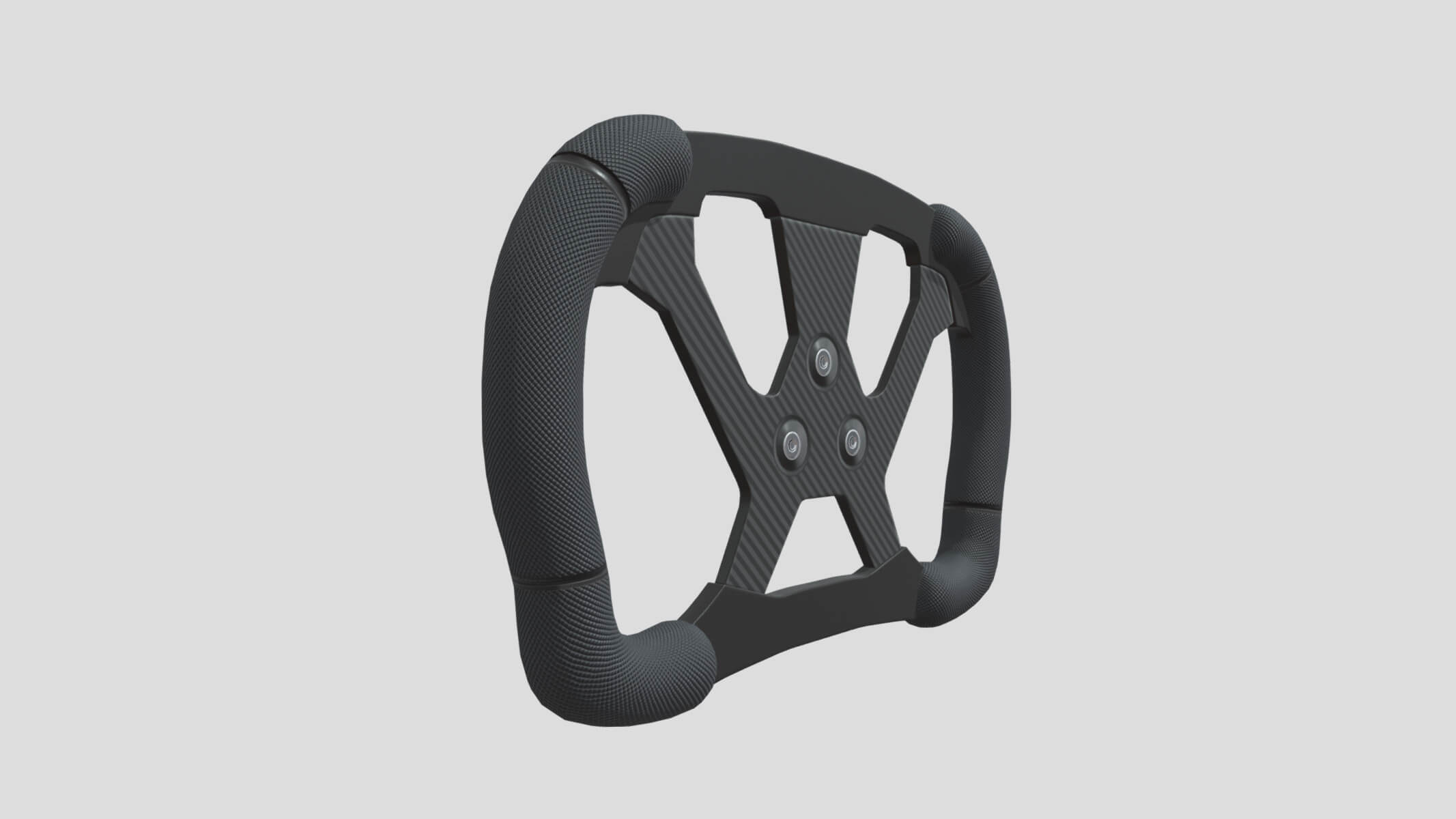 Steering Wheel F1 Low Poly - 3D Model by frezzy