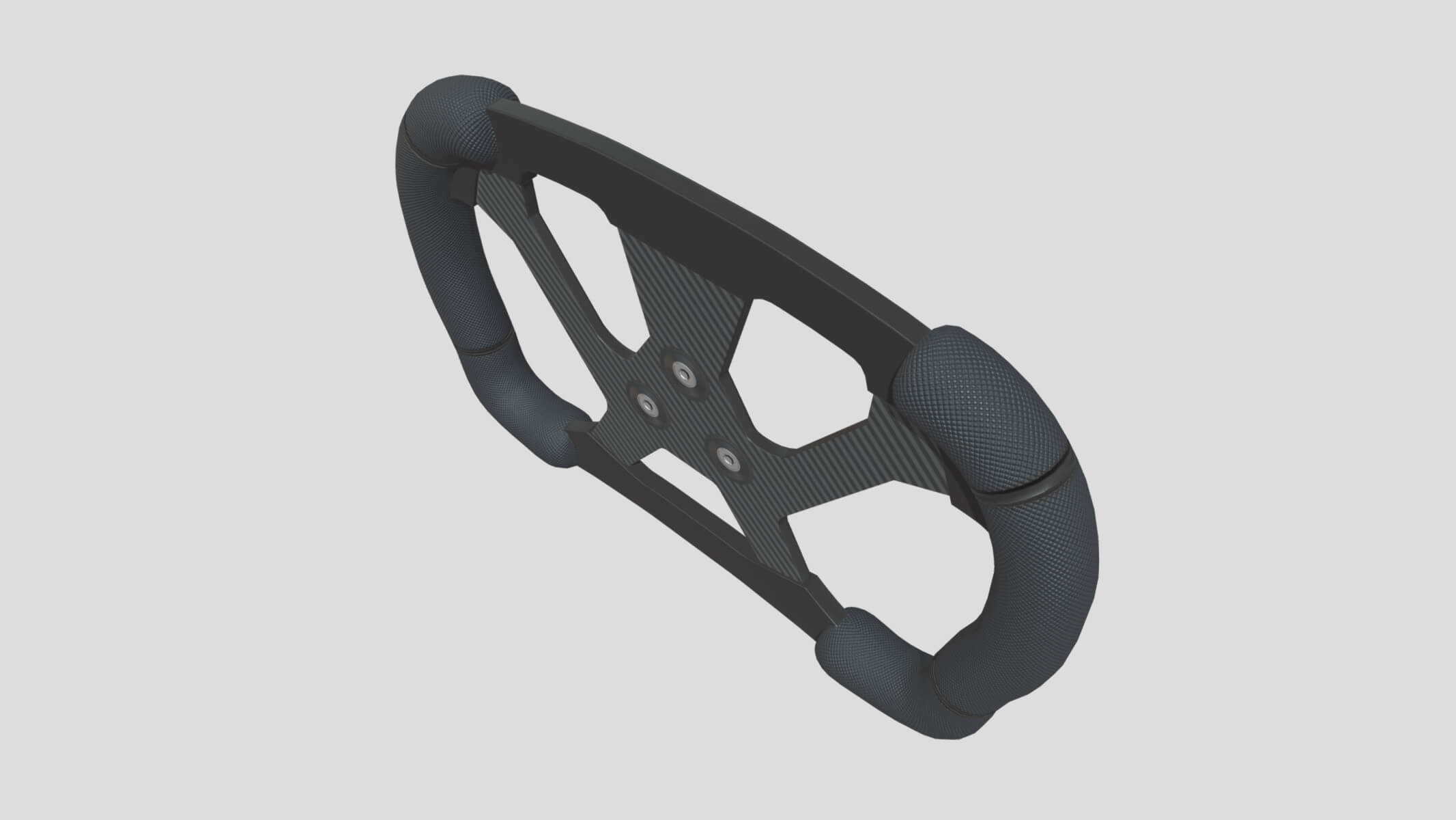 Steering Wheel F1 Low Poly - 3D Model by frezzy