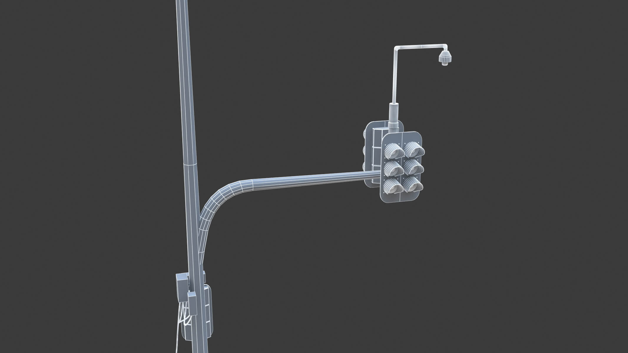 Street Light With Traffic 06 - 3D Model by frezzy