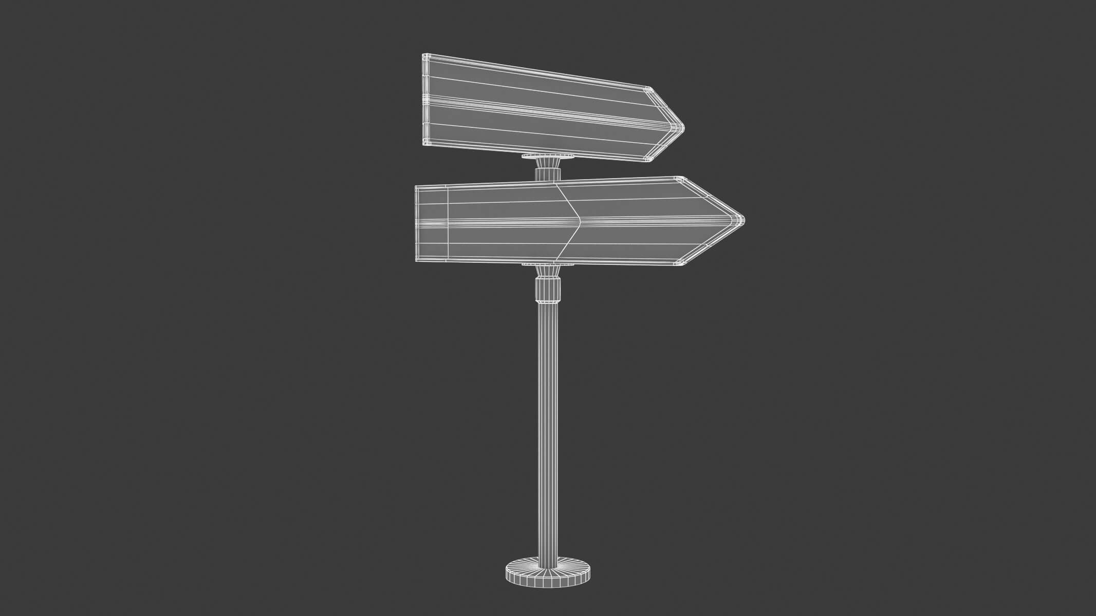 Street Sign 13 - 3D Model by frezzy