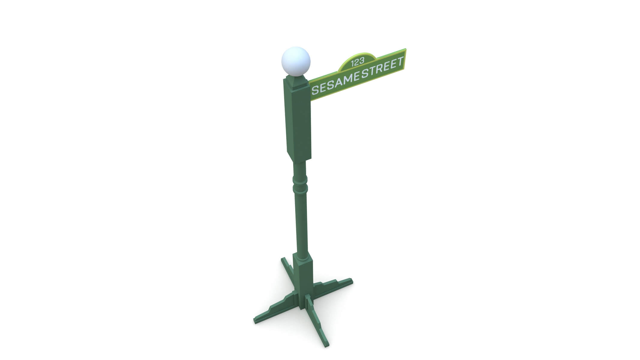 Street Sign 21 - 3D Model by frezzy