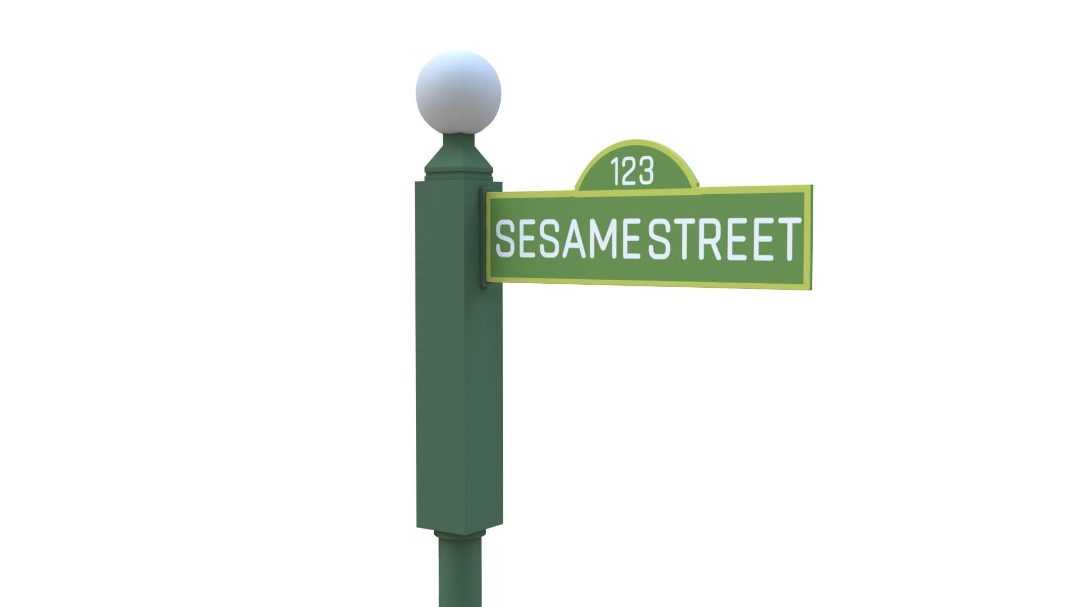 Street Sign 21 - 3D Model by frezzy