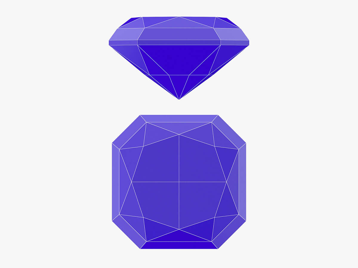 Sunflower Gemstone - 3D Model by frezzy