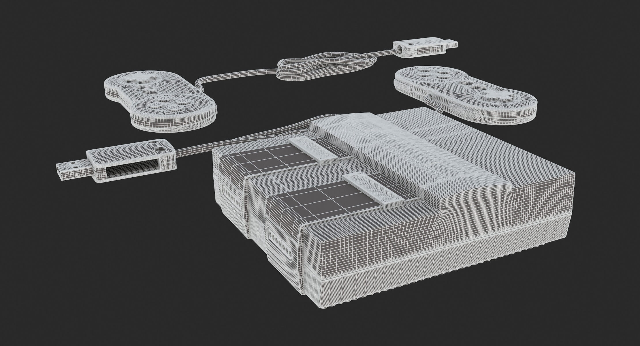Super NES Classic - 3D Model by frezzy