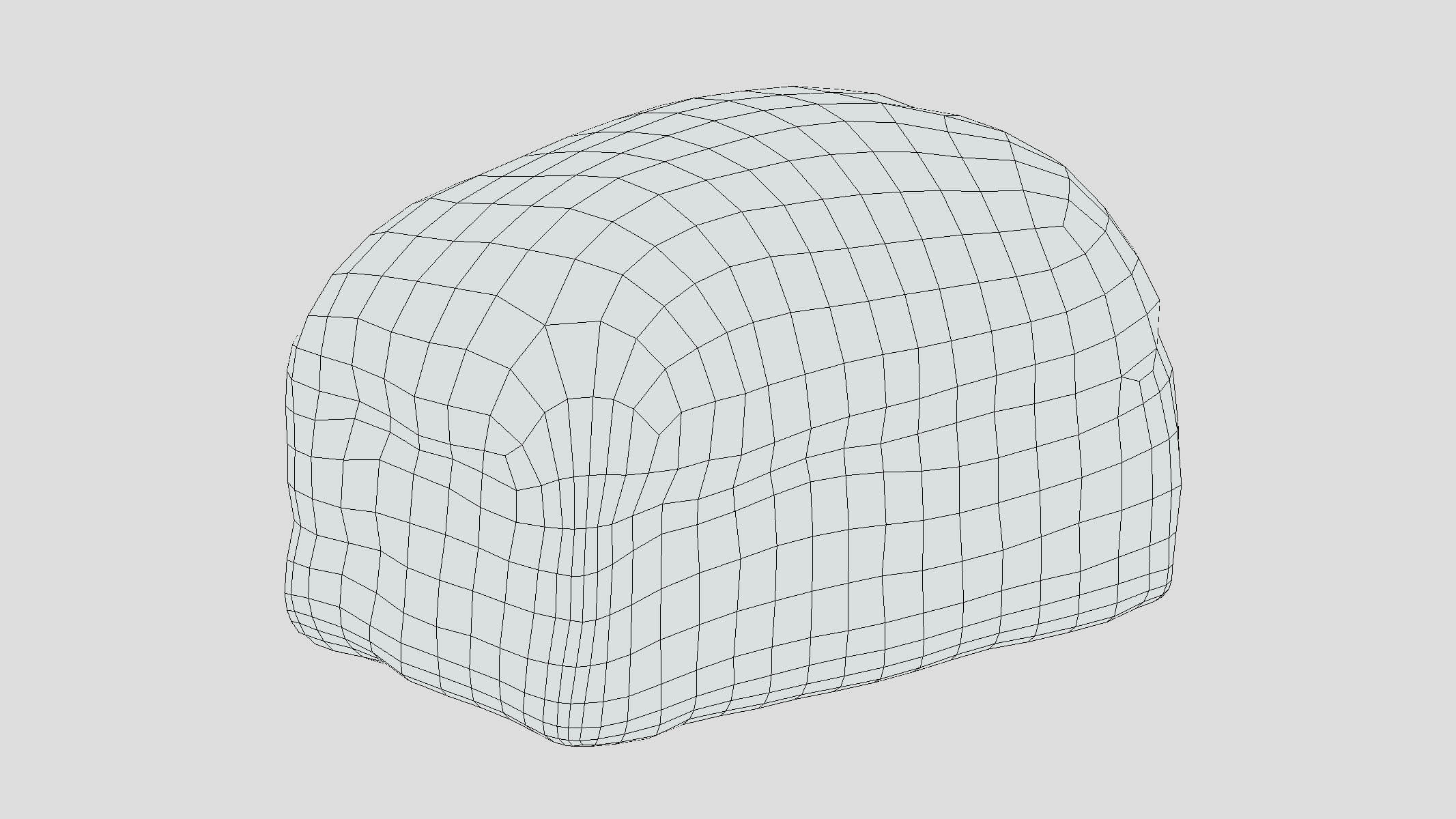 Supermarket Bread 01 Low Poly - 3D Model by frezzy