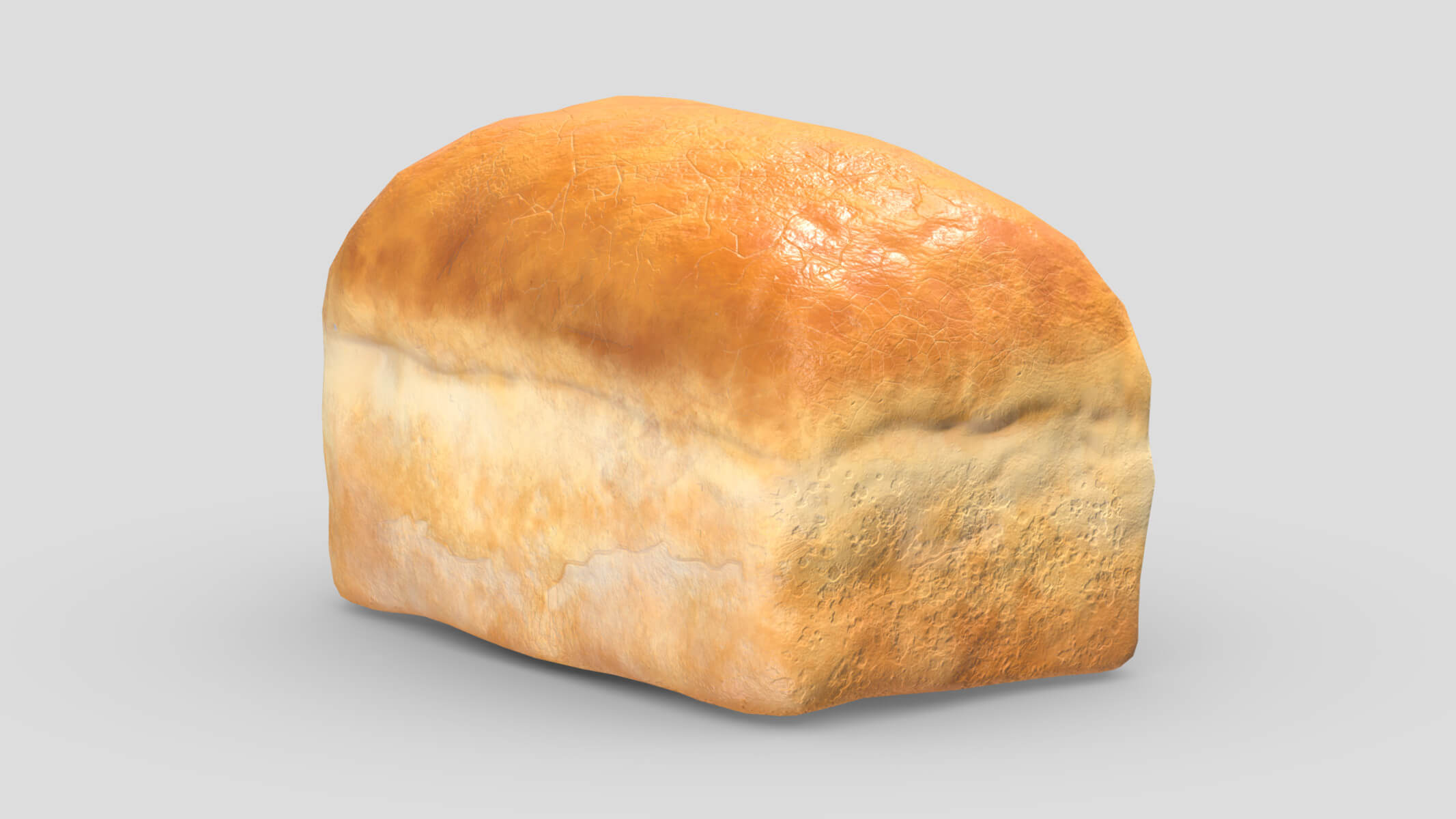 Supermarket Bread 01 Low Poly - 3D Model by frezzy