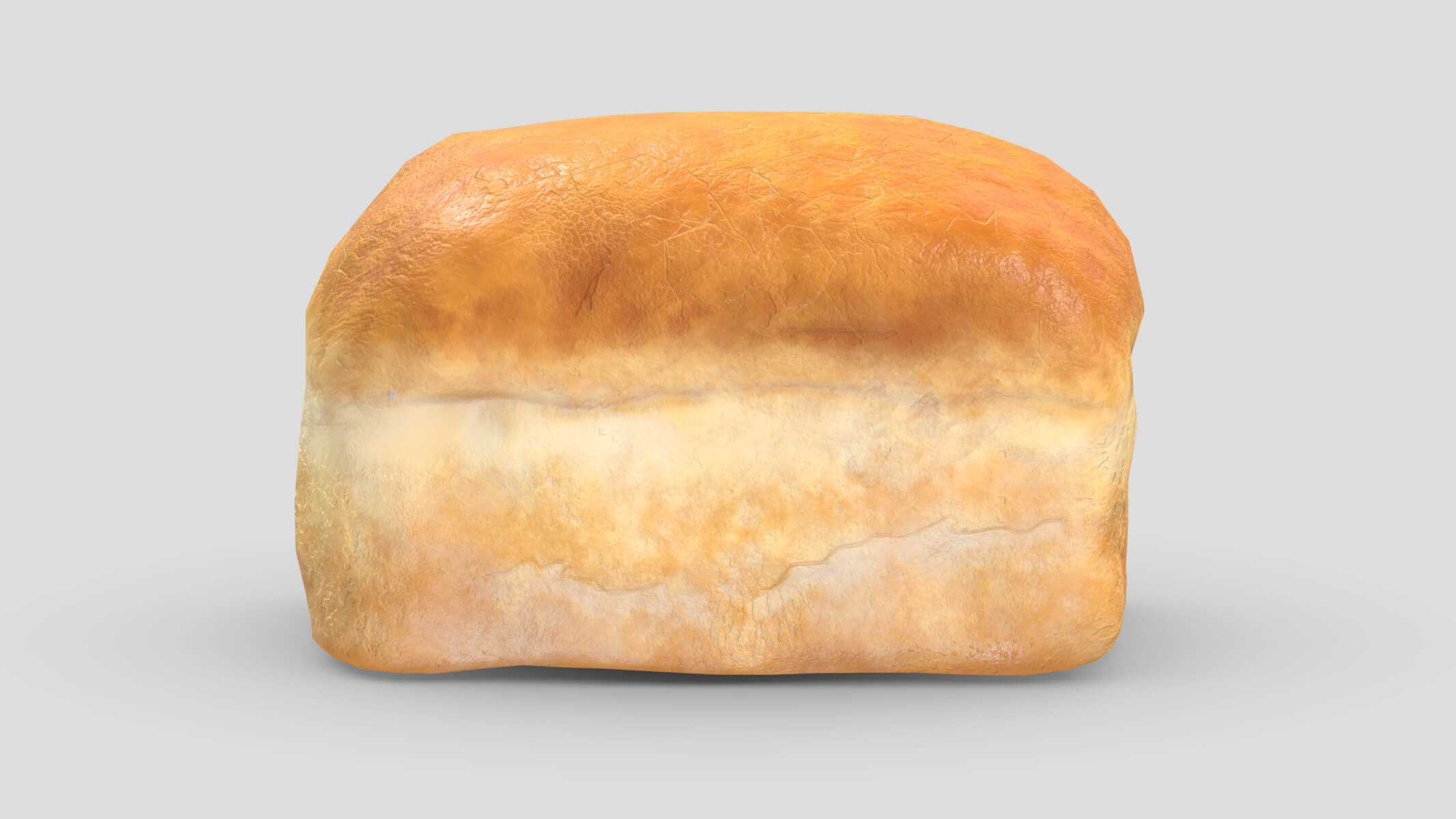 Supermarket Bread 01 Low Poly - 3D Model by frezzy