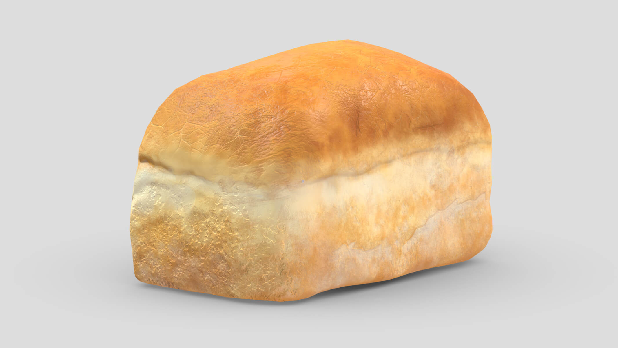 Supermarket Bread 01 Low Poly - 3D Model by frezzy