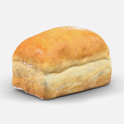 Supermarket Bread 01 Low Poly - 3D Model by frezzy