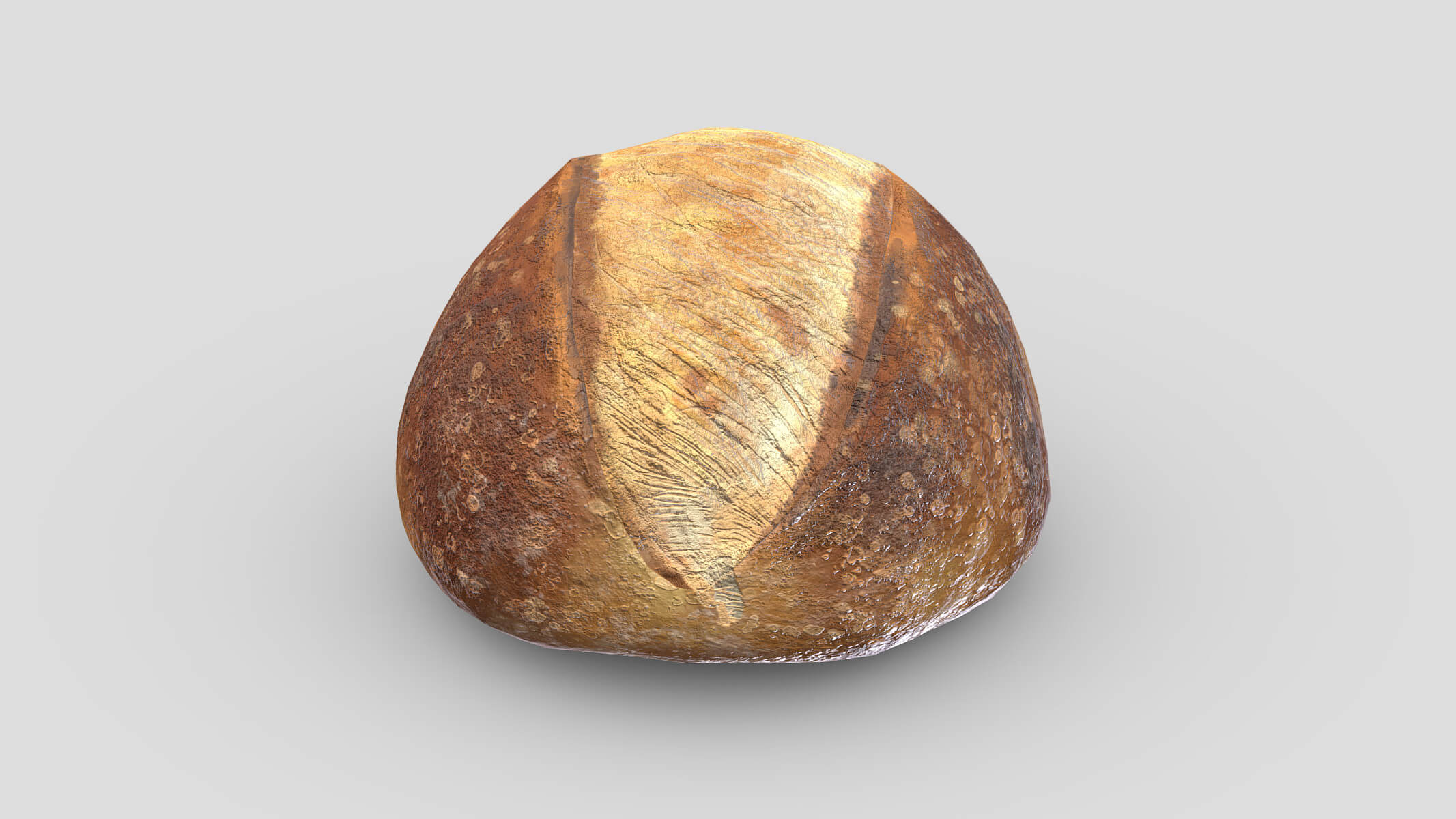 Supermarket Bread 03 Low Poly - 3D Model by frezzy