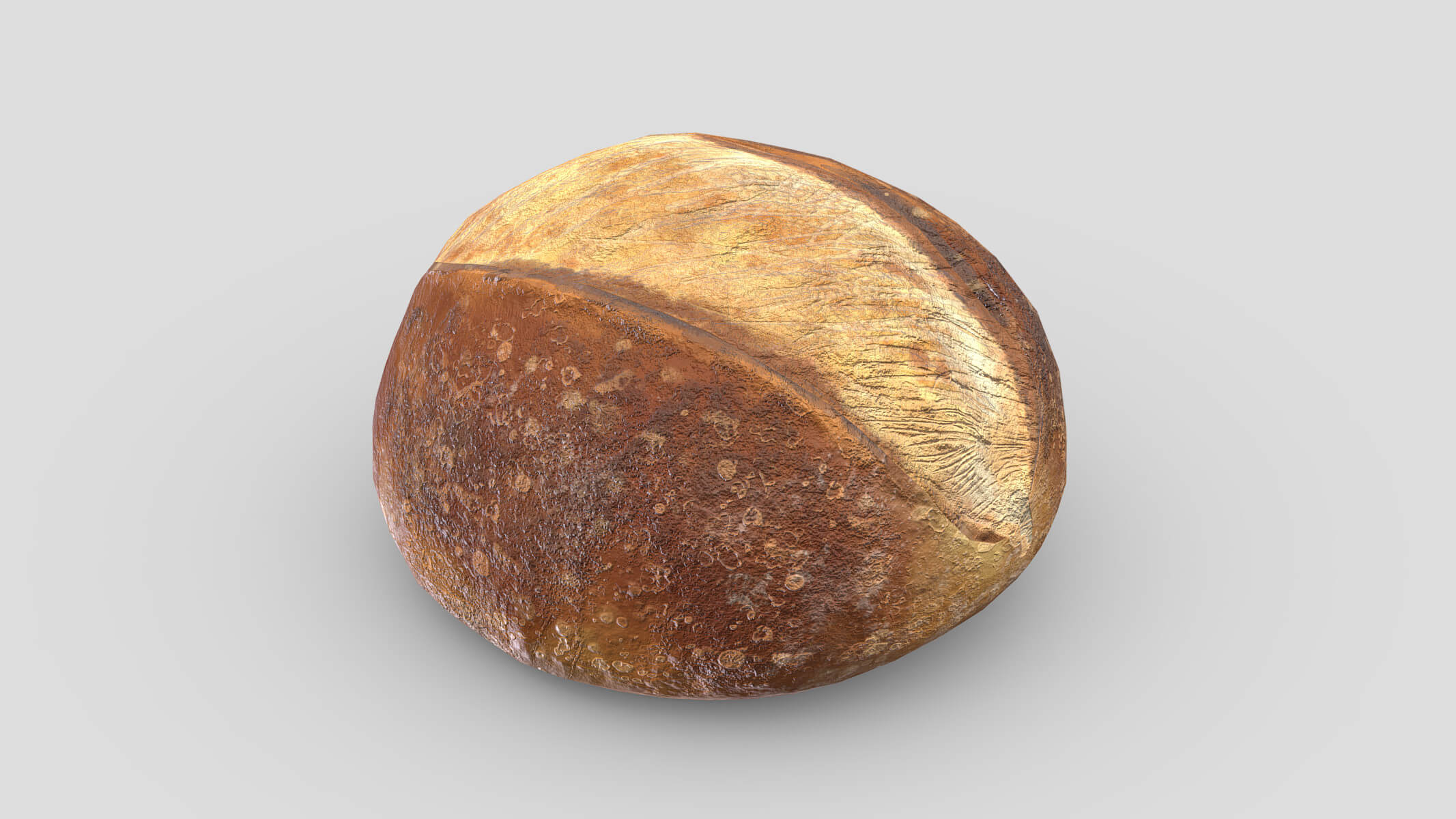 Supermarket Bread 03 Low Poly - 3D Model by frezzy