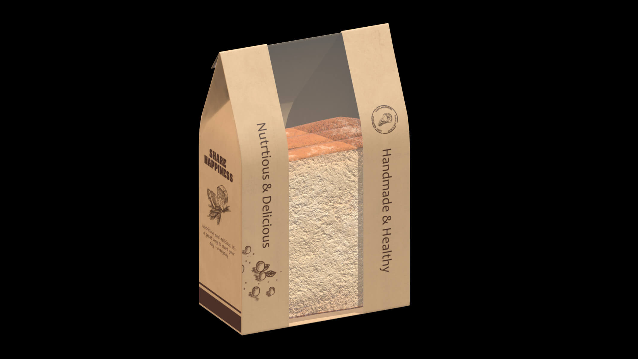 Supermarket Bread 04 Low Poly - 3D Model by frezzy