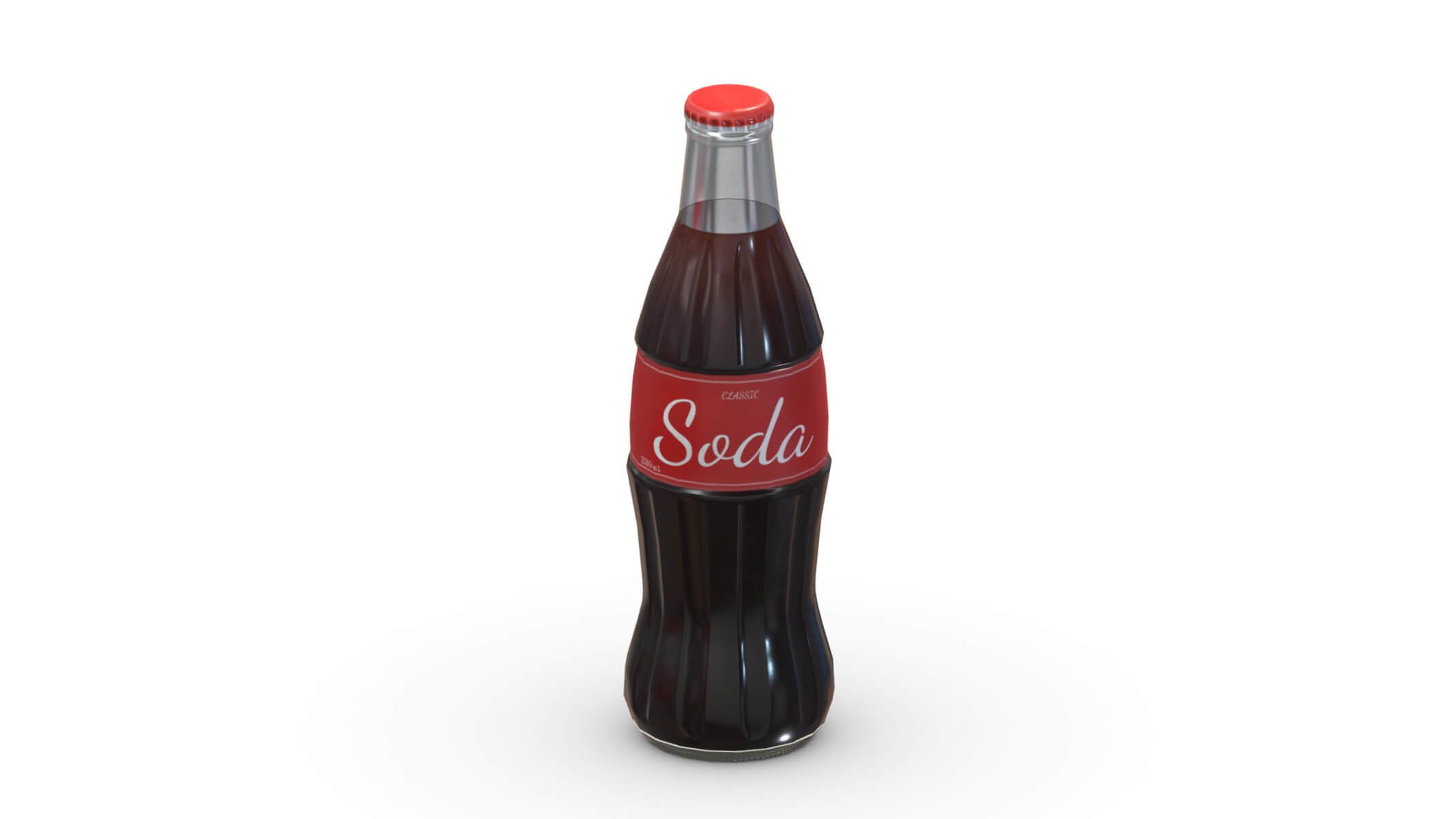 Supermarket Soda Drink Bottle 04 - 3D Model by frezzy