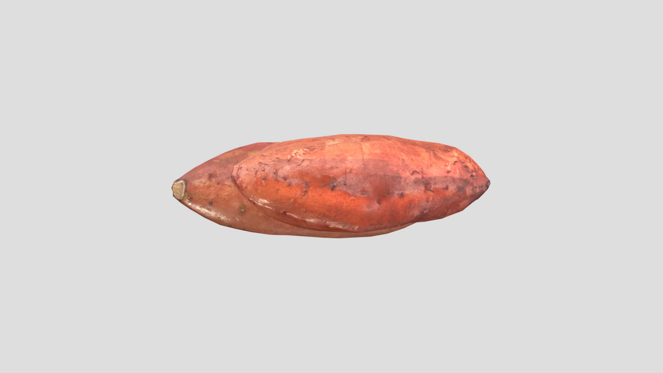 Sweet Potato Low Poly - 3D Model by frezzy