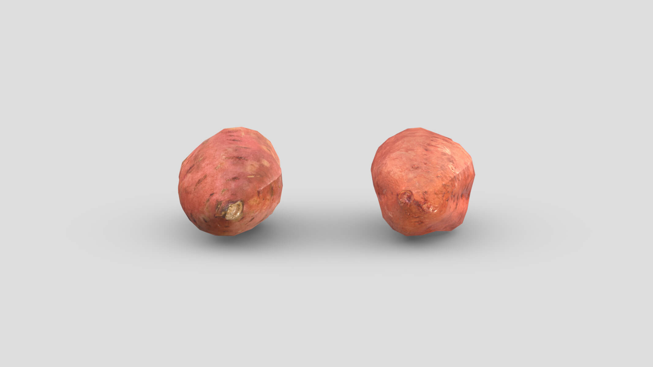 Sweet Potato Low Poly - 3D Model by frezzy