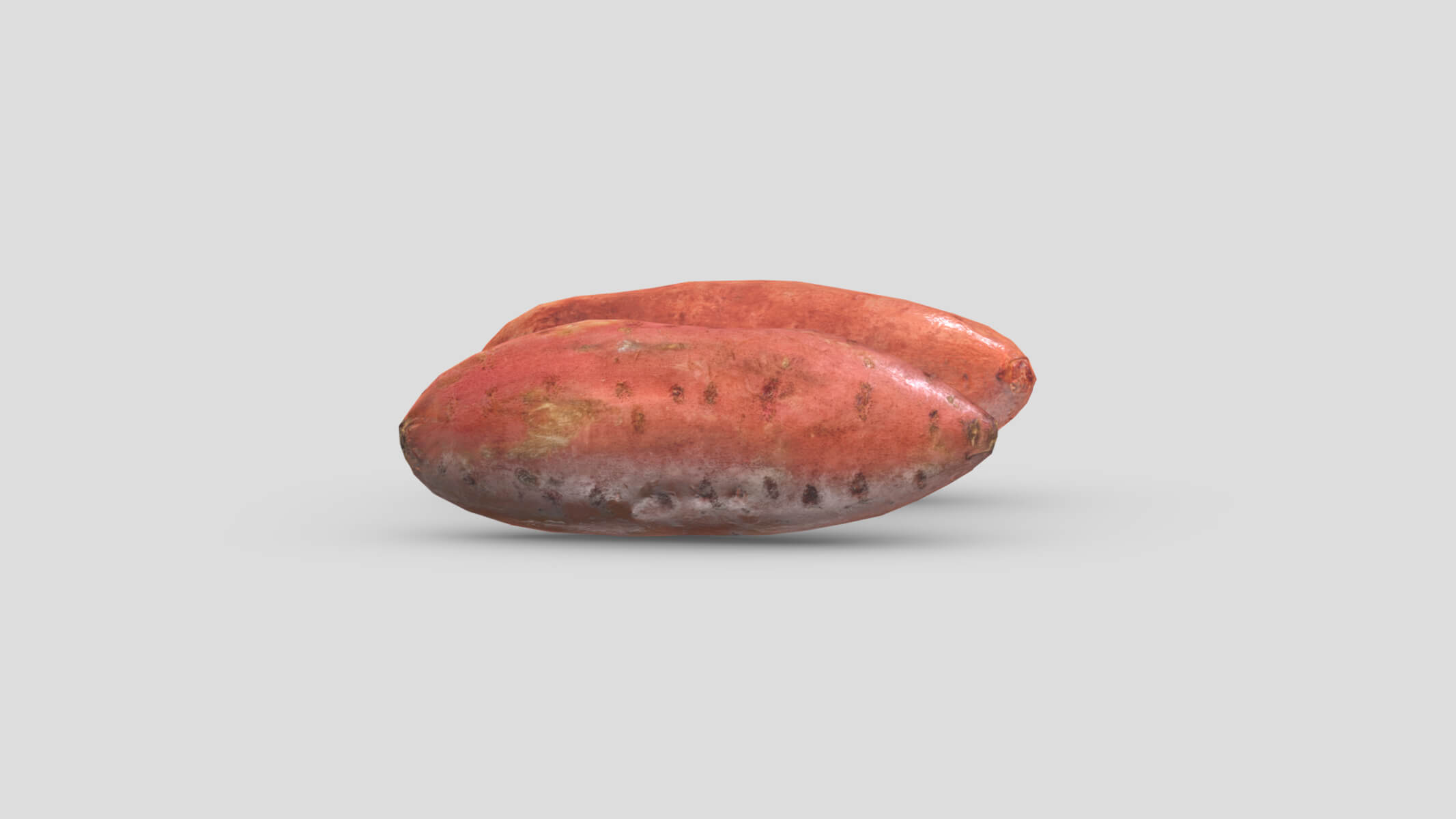Sweet Potato Low Poly - 3D Model by frezzy