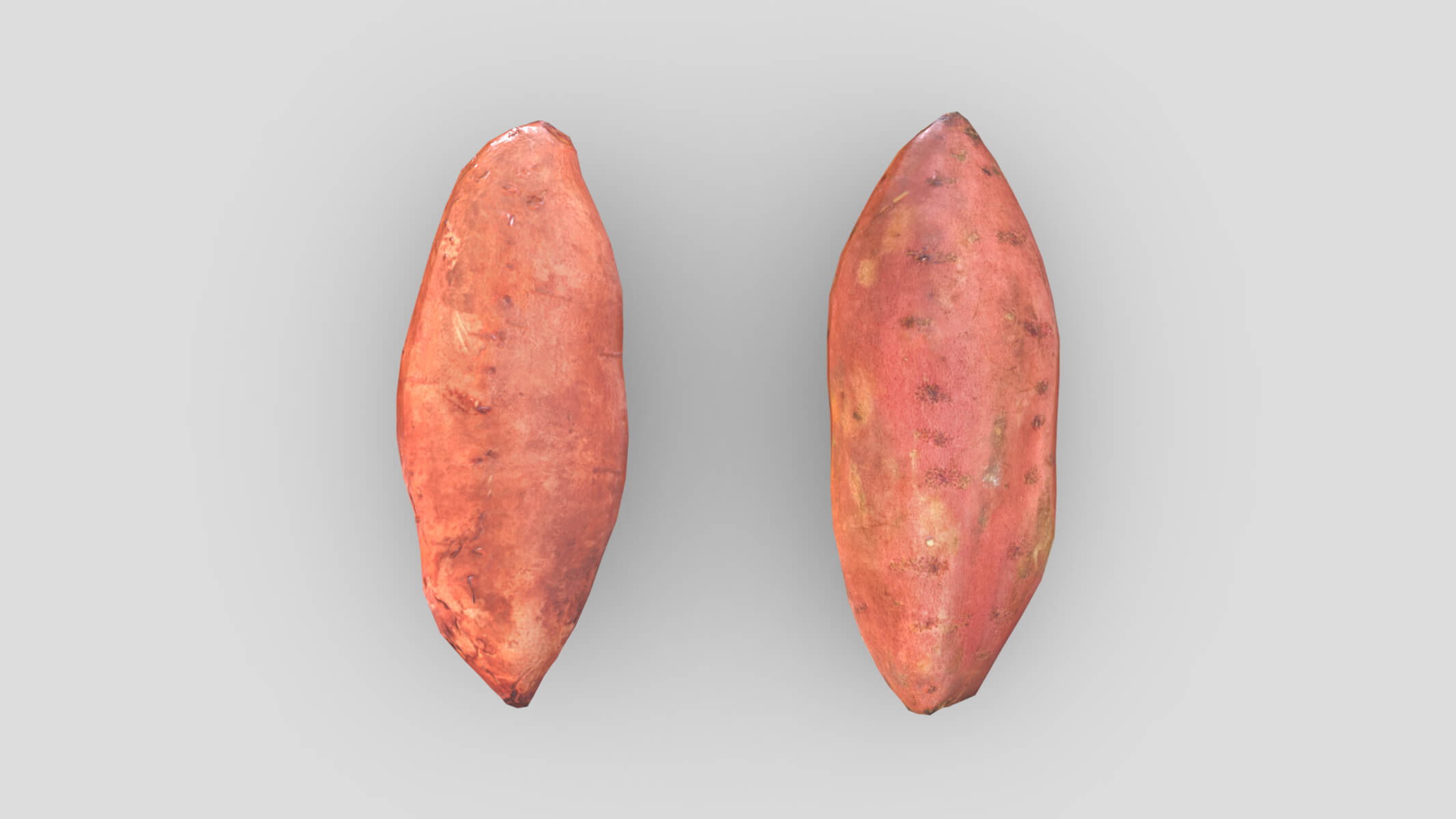 Sweet Potato Low Poly - 3D Model by frezzy