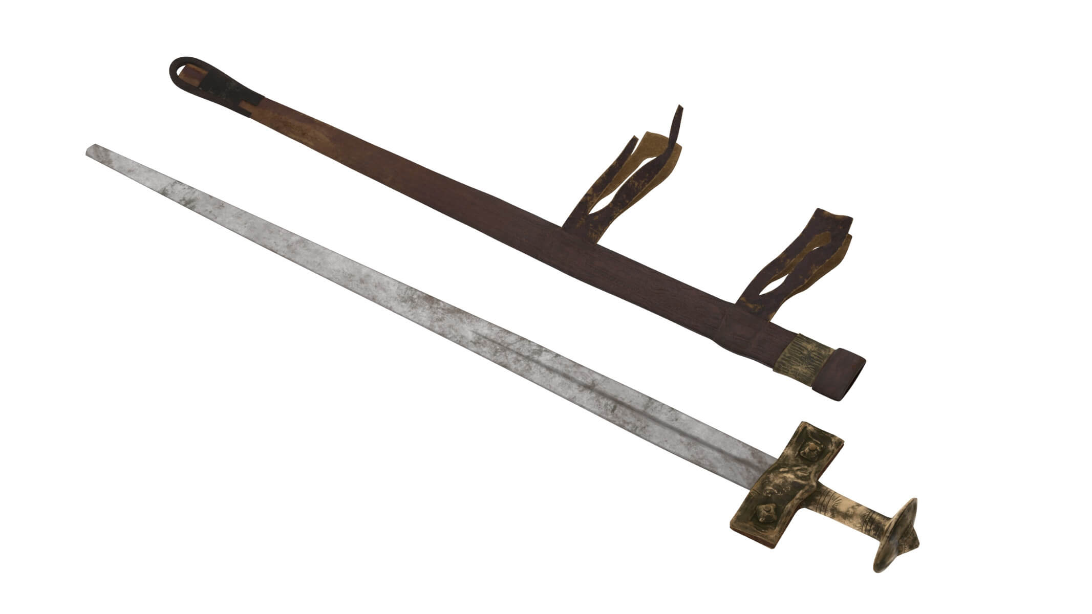 Takouba Sword - 3D Model by frezzy