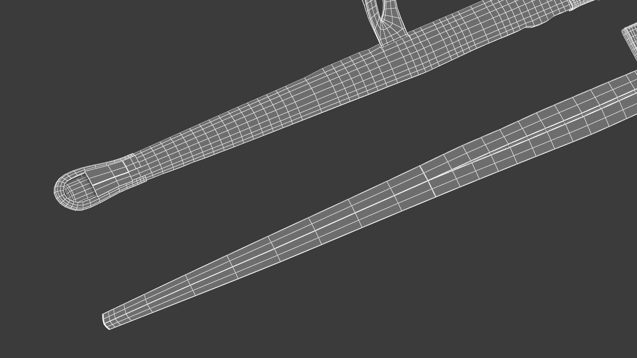 Takouba Sword - 3D Model by frezzy