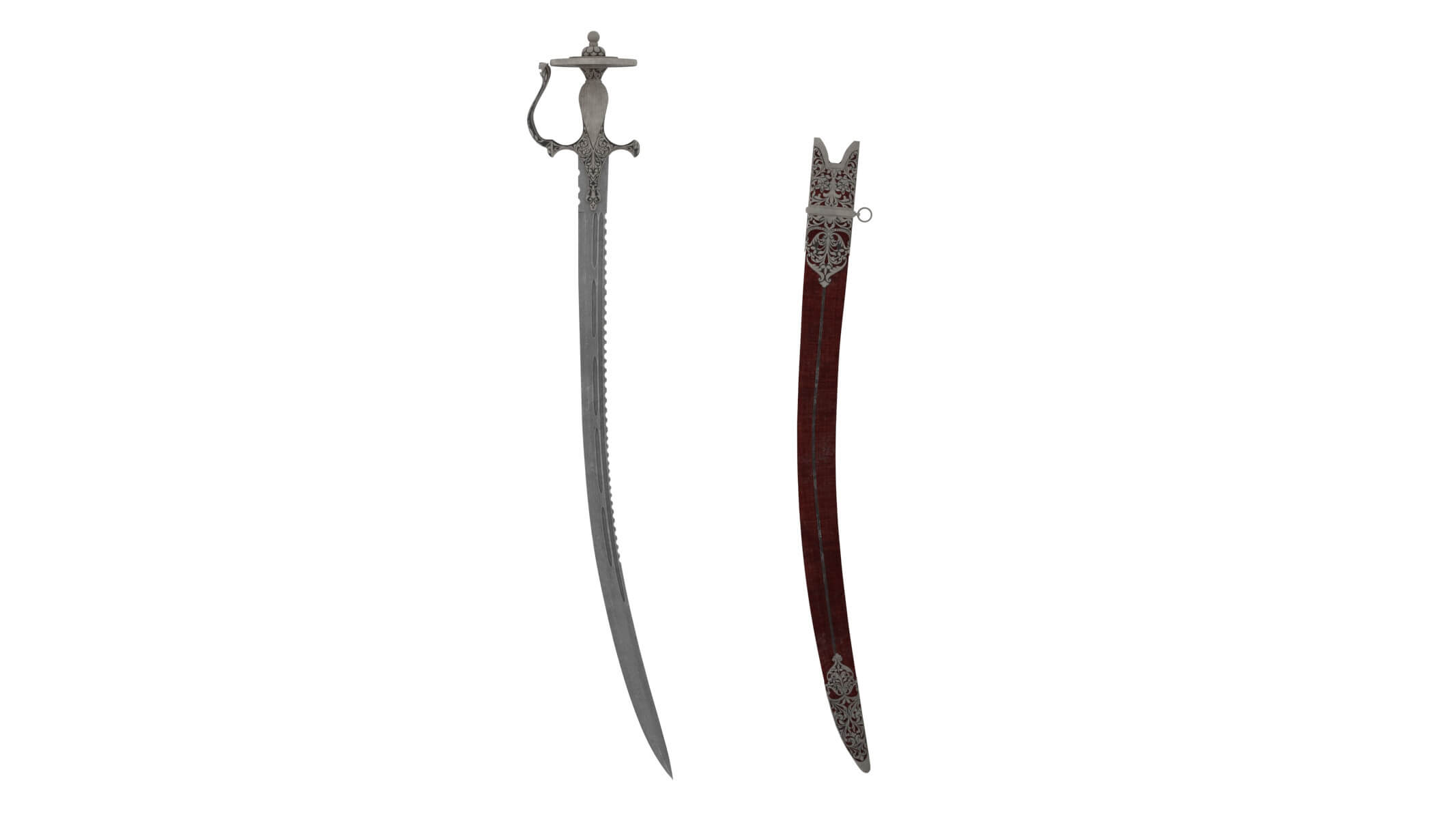Talwar Sword - 3D Model by frezzy