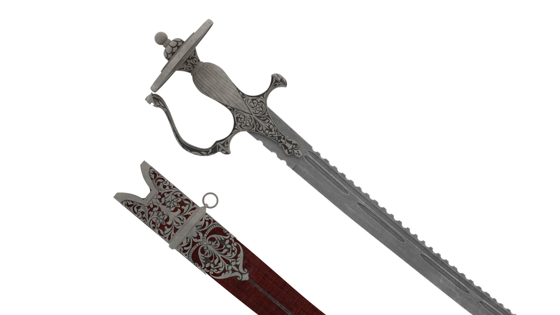 Talwar Sword - 3D Model by frezzy