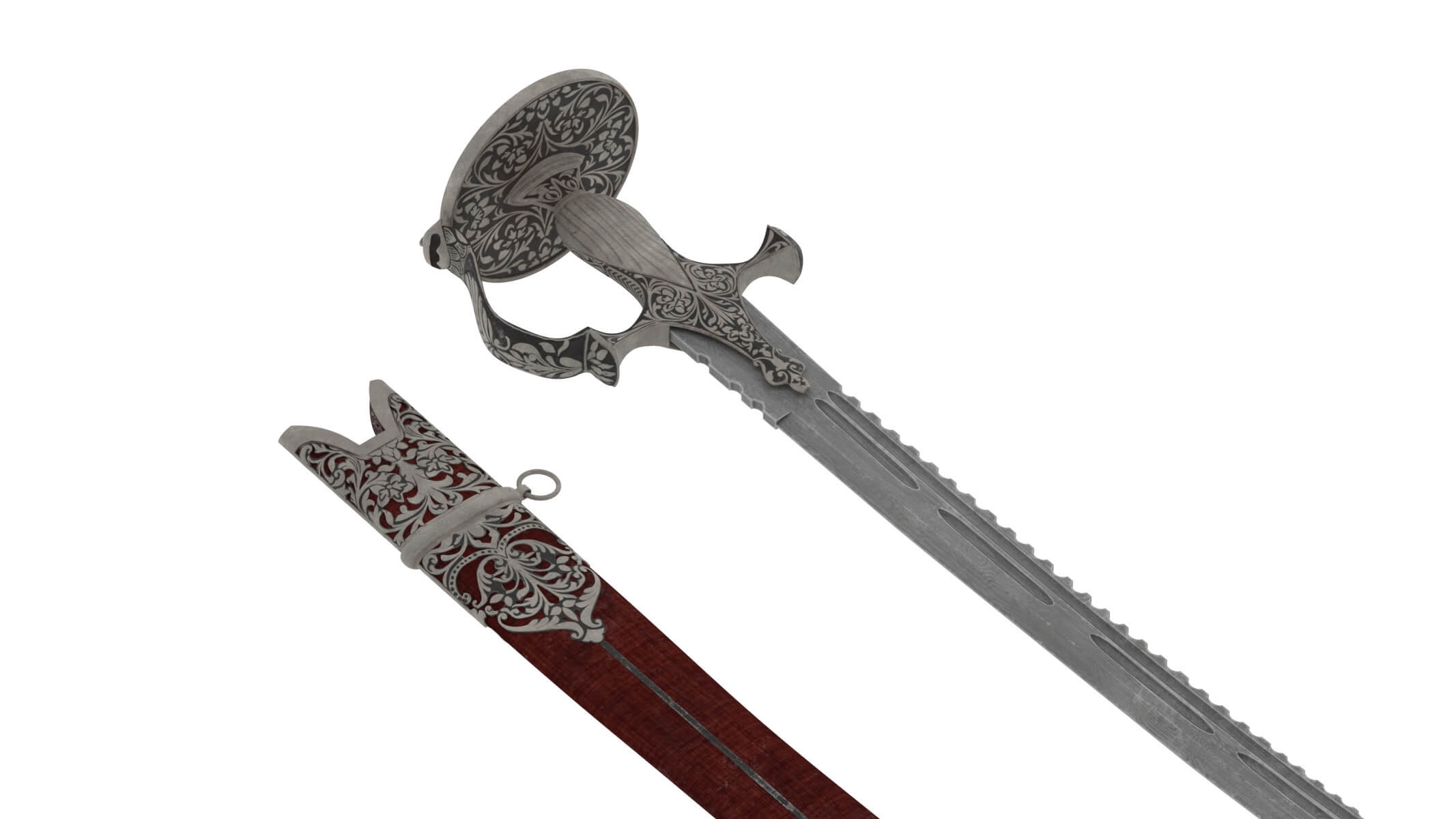Talwar Sword - 3D Model by frezzy
