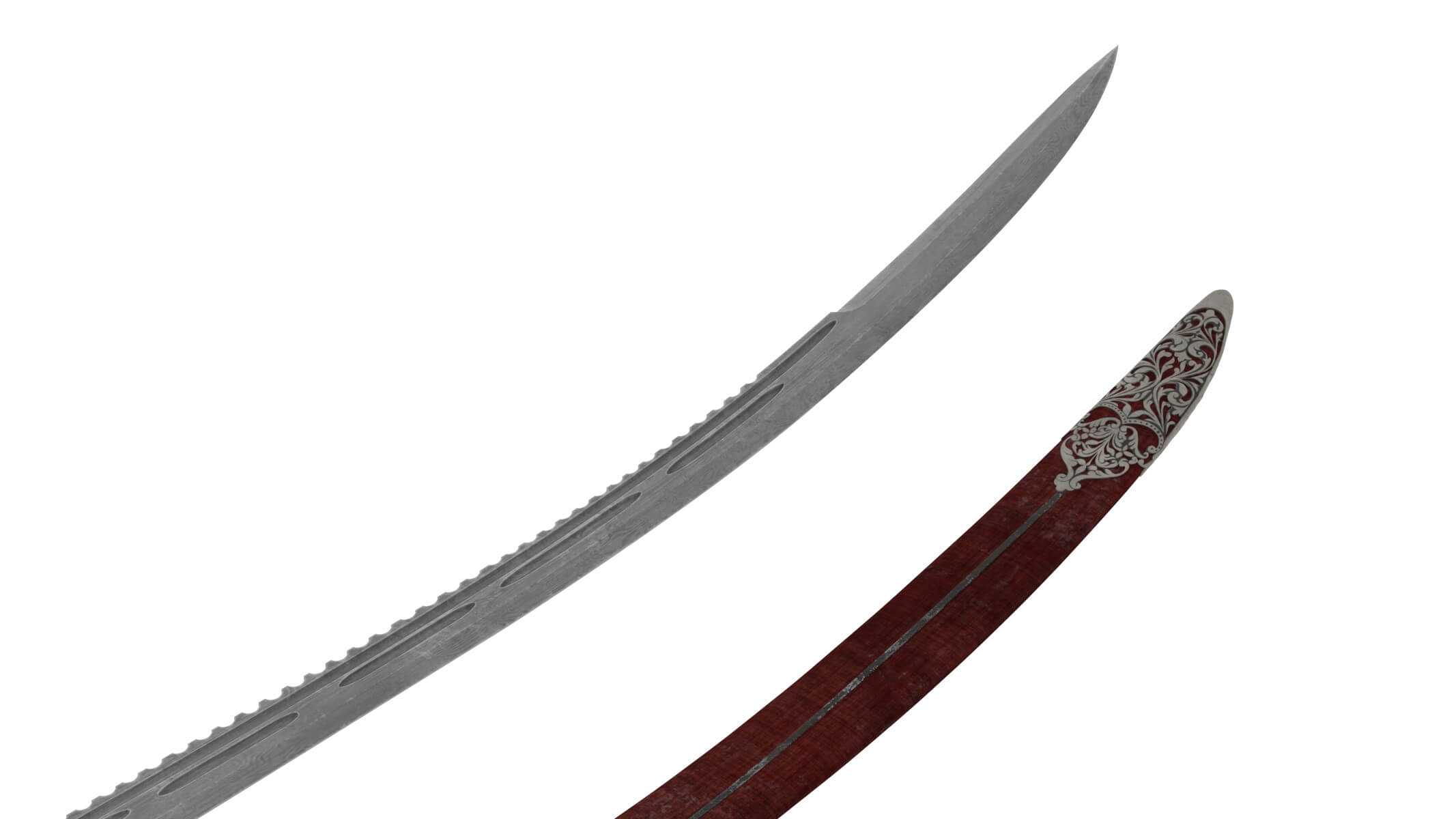 Talwar Sword - 3D Model by frezzy