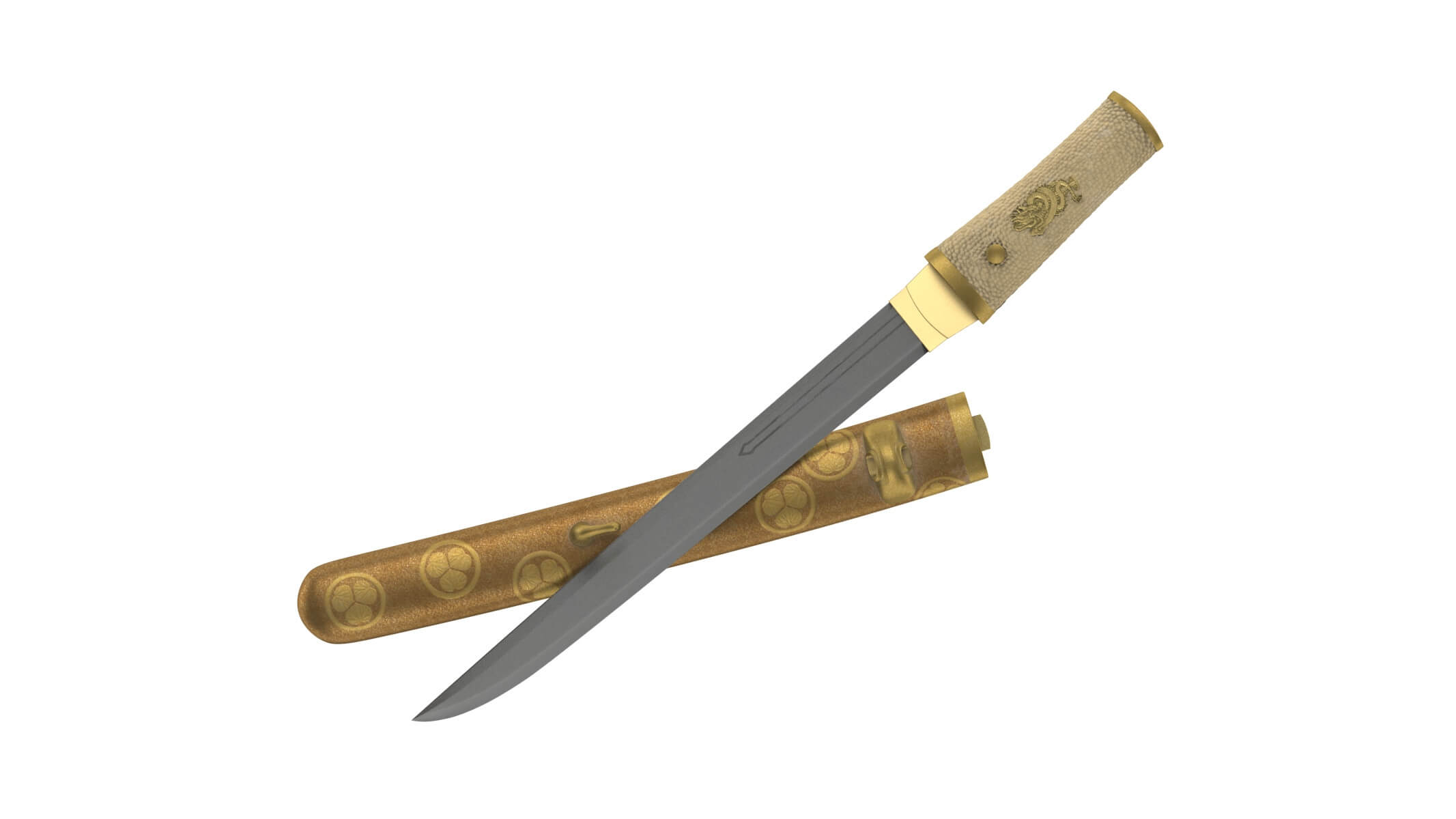 Tanto Short Sword - 3D Model by frezzy