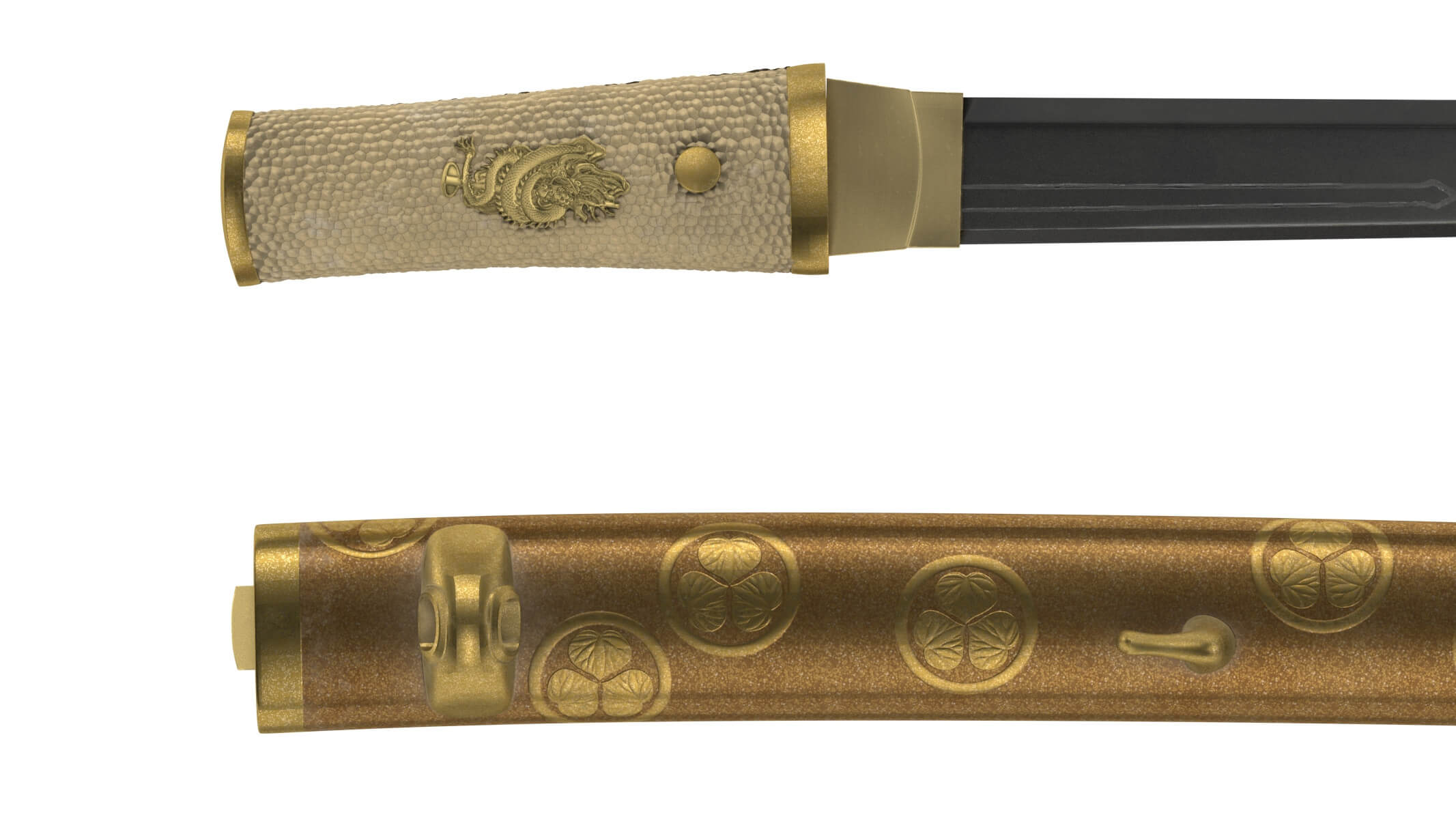 Tanto Short Sword - 3D Model by frezzy