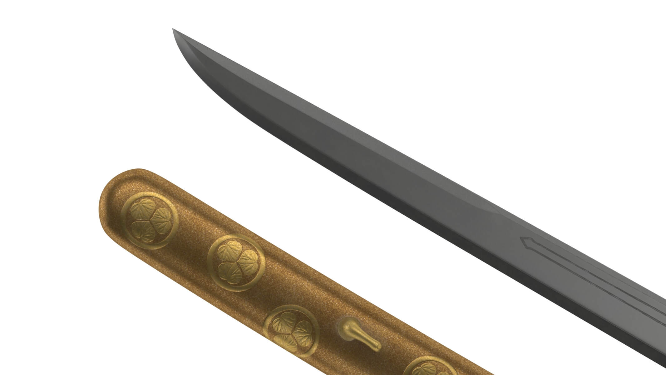 Tanto Short Sword - 3D Model by frezzy