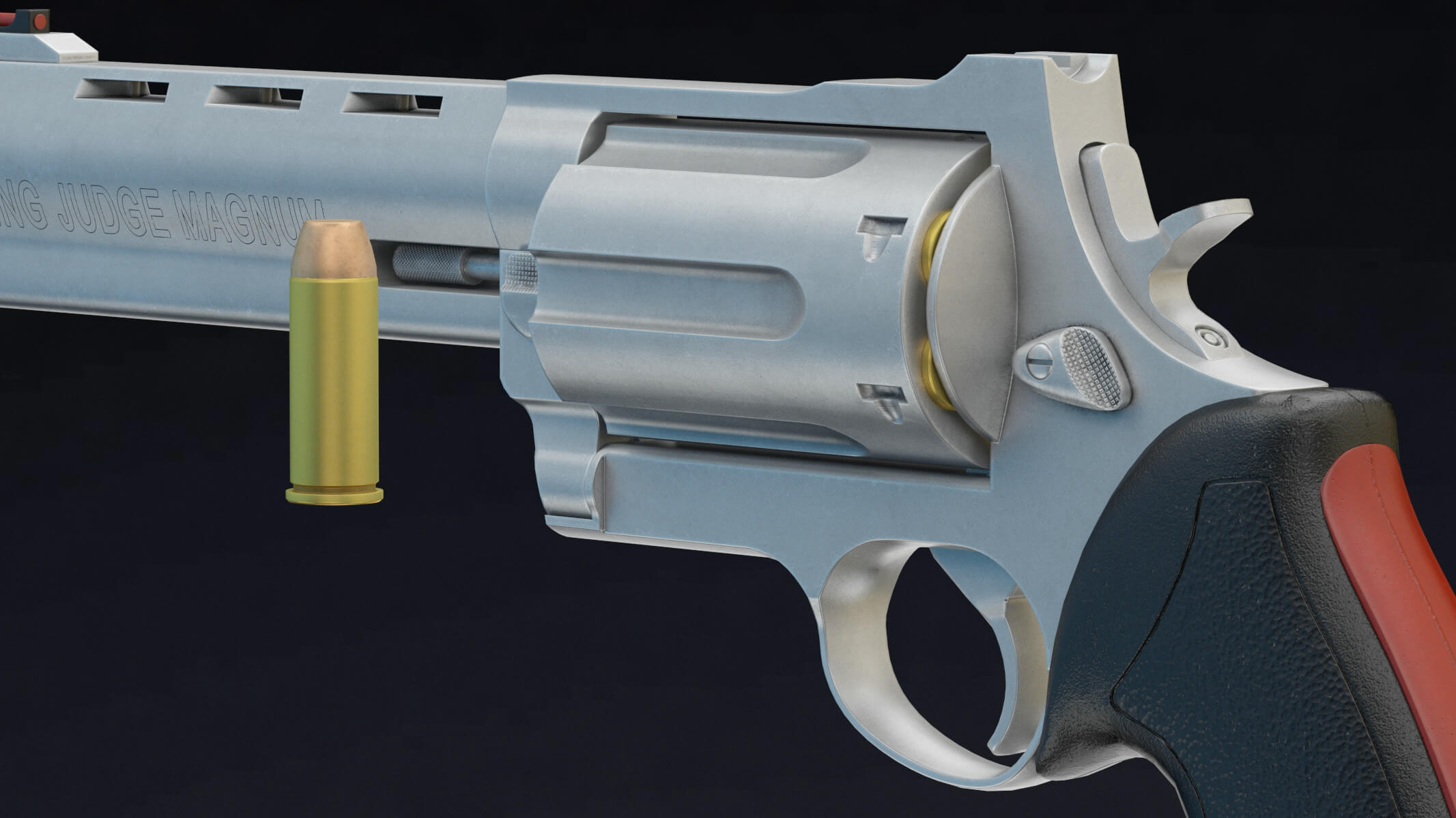 Taurus Judge Low Poly - 3D Model by frezzy