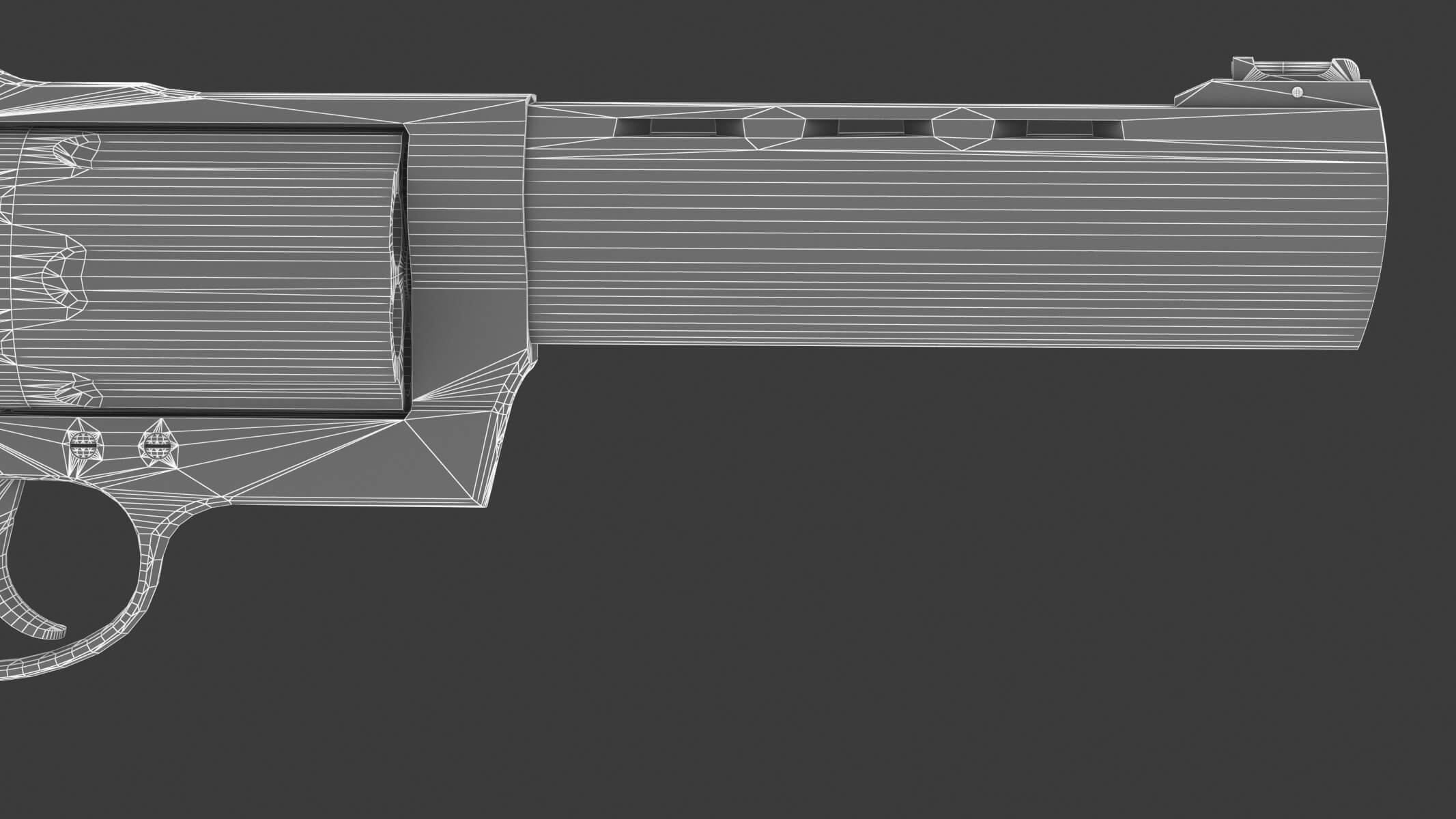 Taurus Judge Low Poly - 3D Model by frezzy