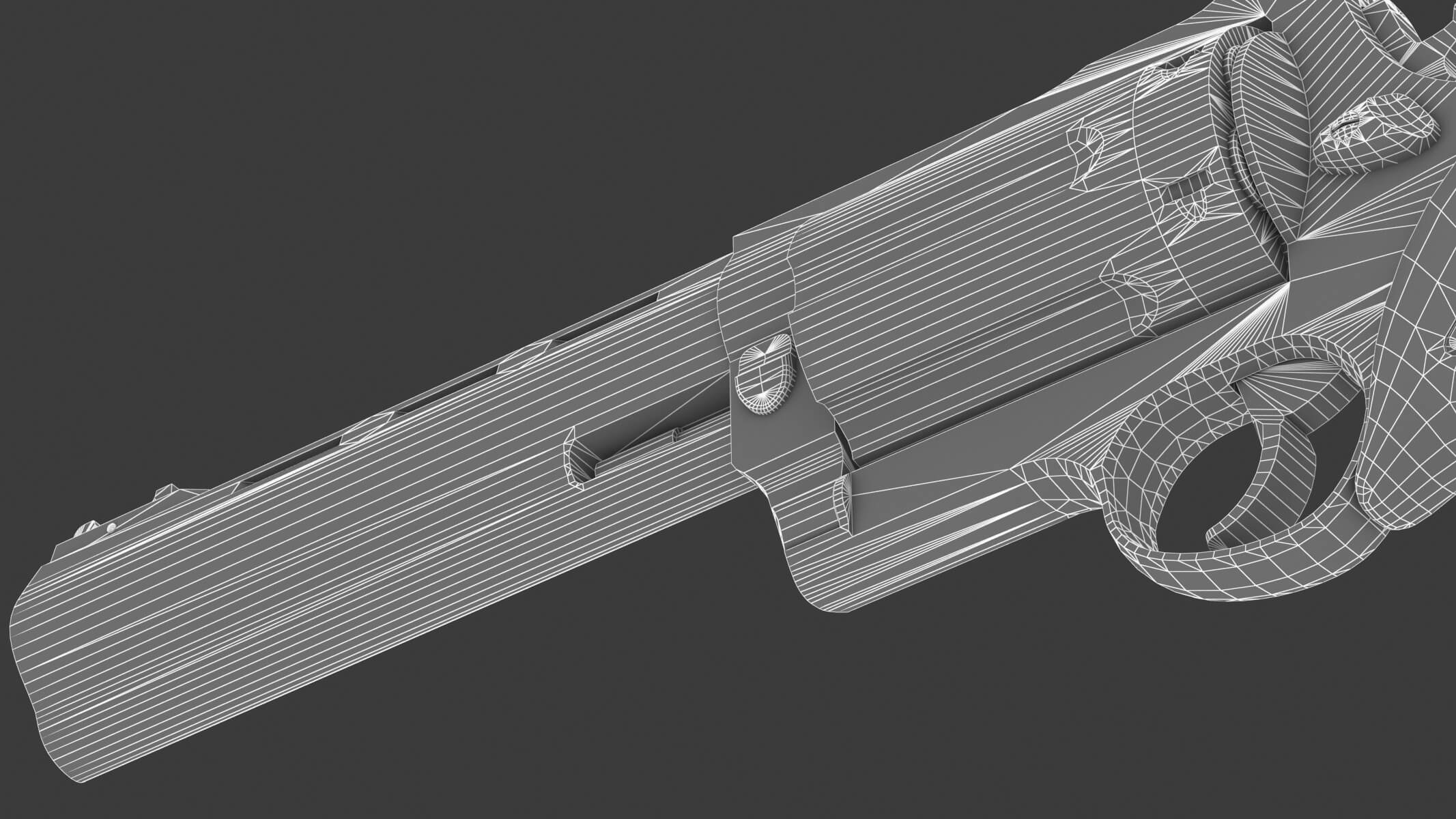 Taurus Judge Low Poly - 3D Model by frezzy