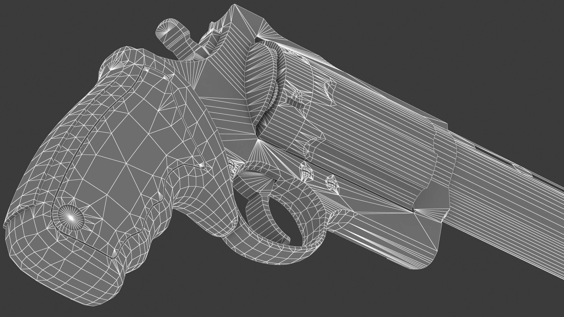 Taurus Judge Low Poly - 3D Model by frezzy