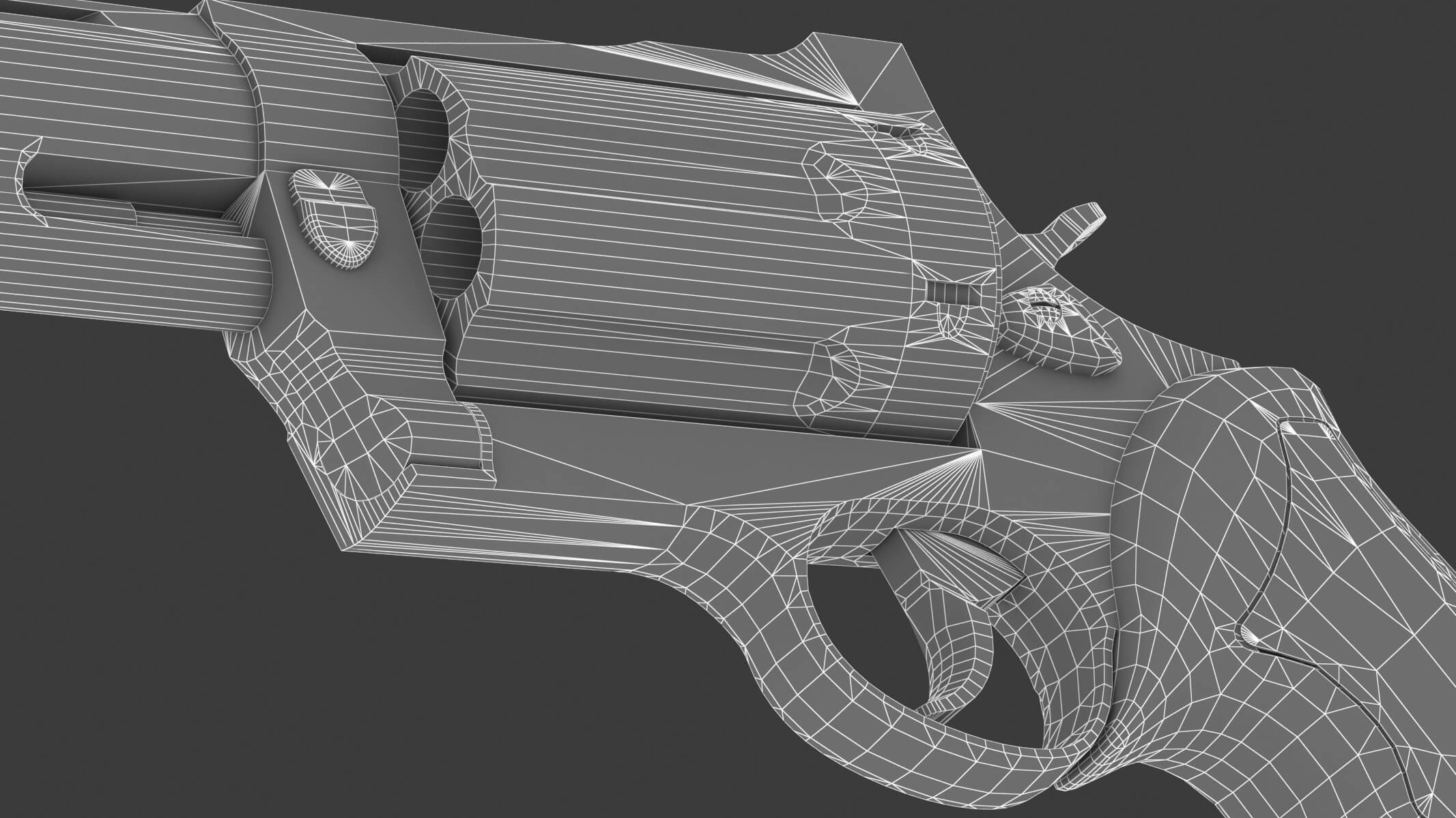 Taurus Judge Low Poly - 3D Model by frezzy