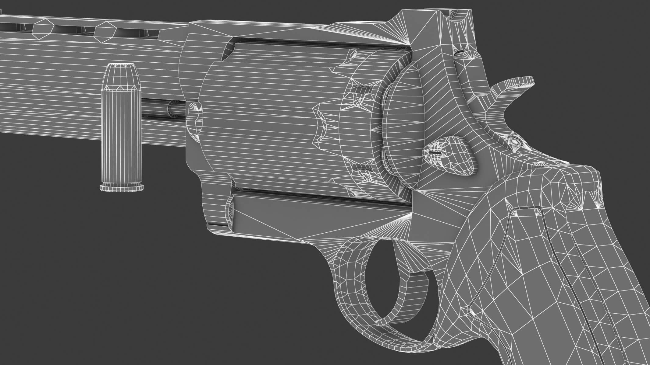 Taurus Judge Low Poly - 3D Model by frezzy