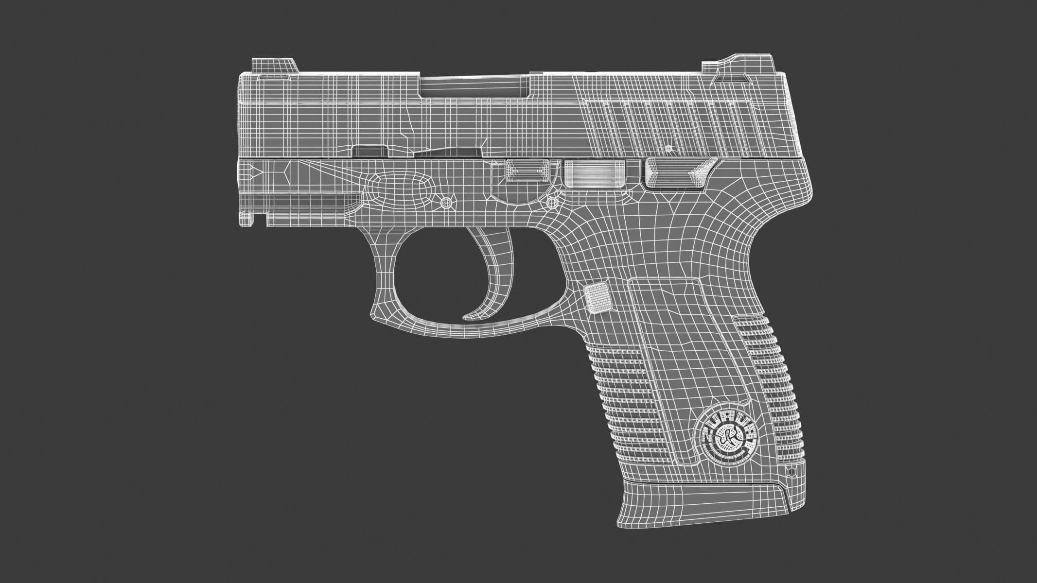 Taurus PT145 - 3D Model by frezzy
