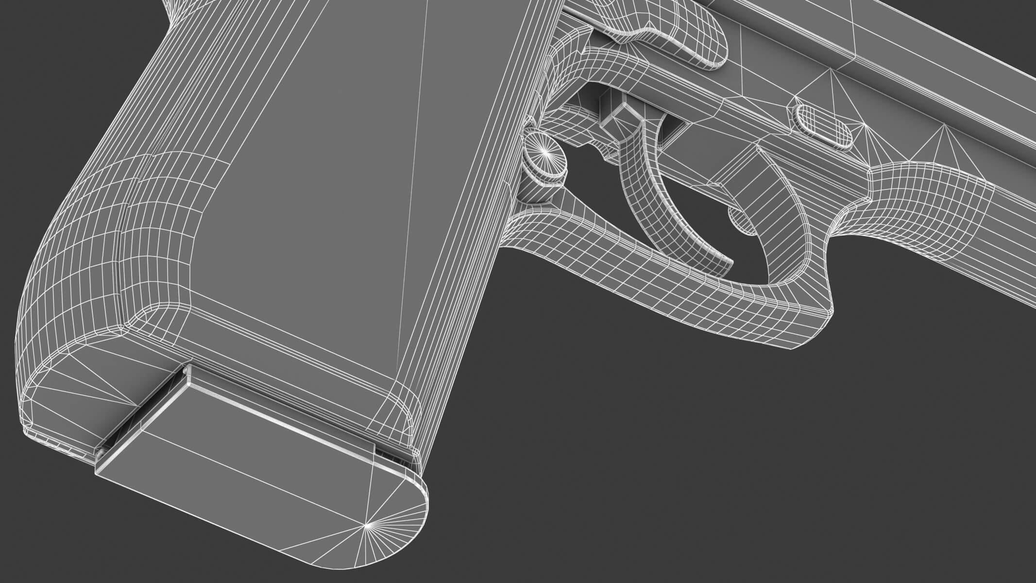 Taurus PT92 Low Poly - 3D Model by frezzy