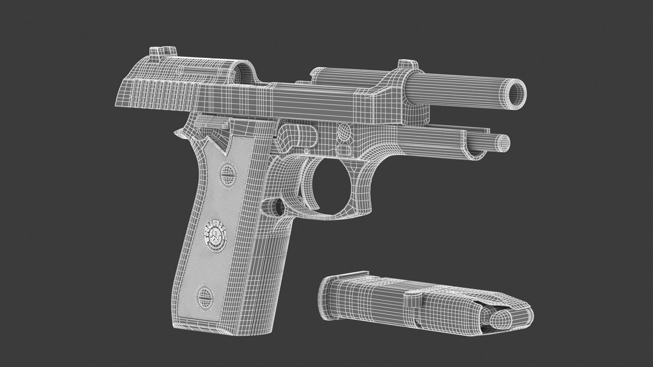 Taurus PT92 - 3D Model by frezzy