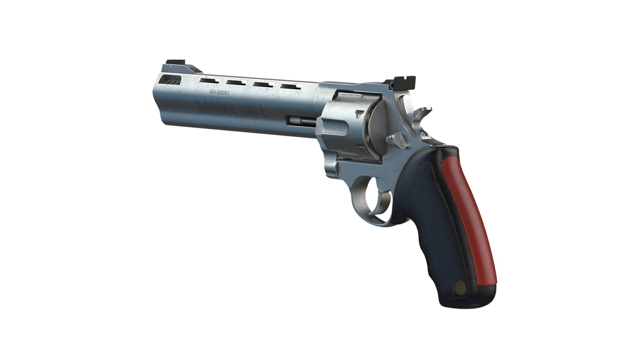 Taurus Raging Bull Low Poly - 3D Model by frezzy