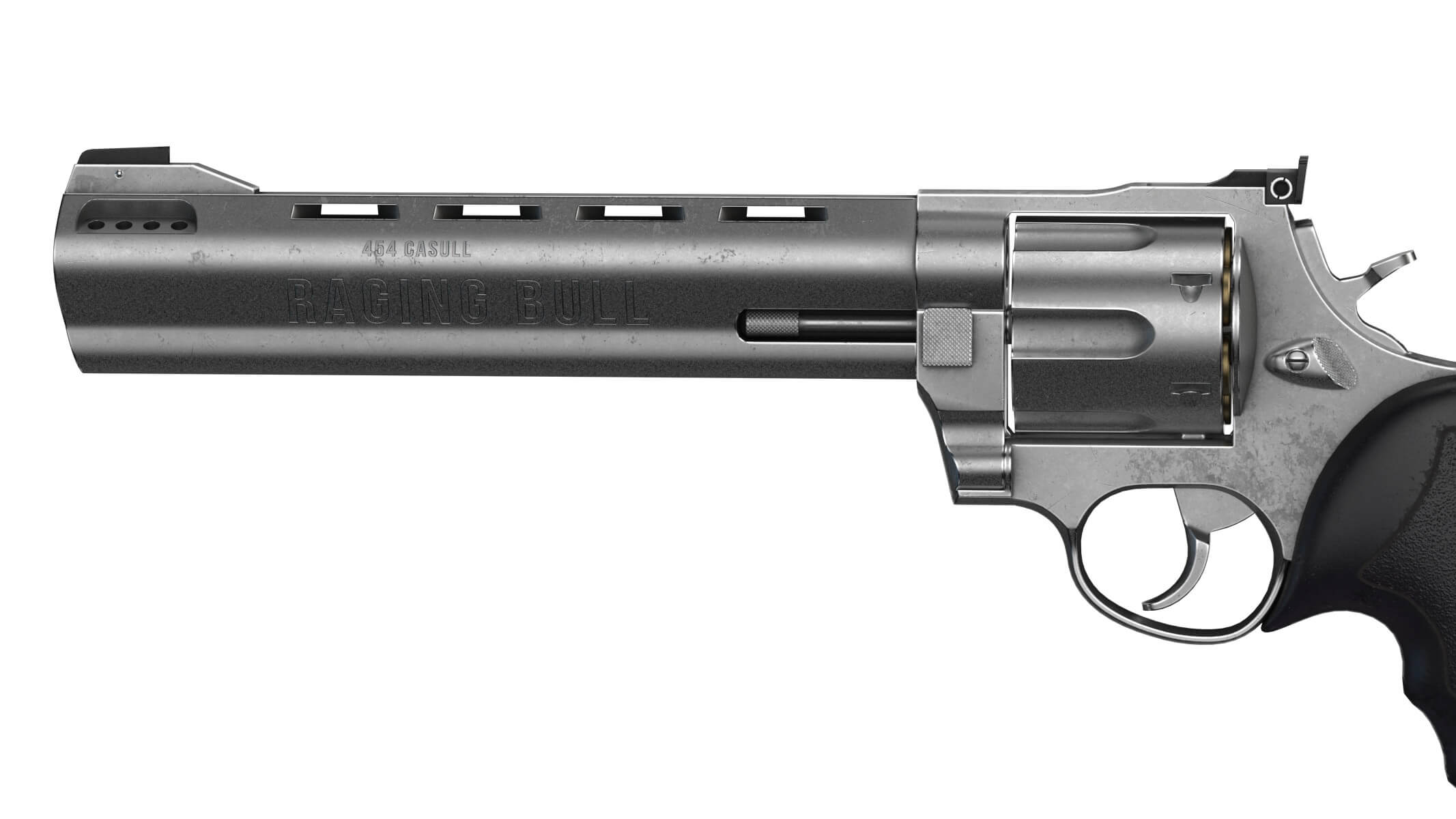 Taurus Raging Bull Low Poly - 3D Model by frezzy