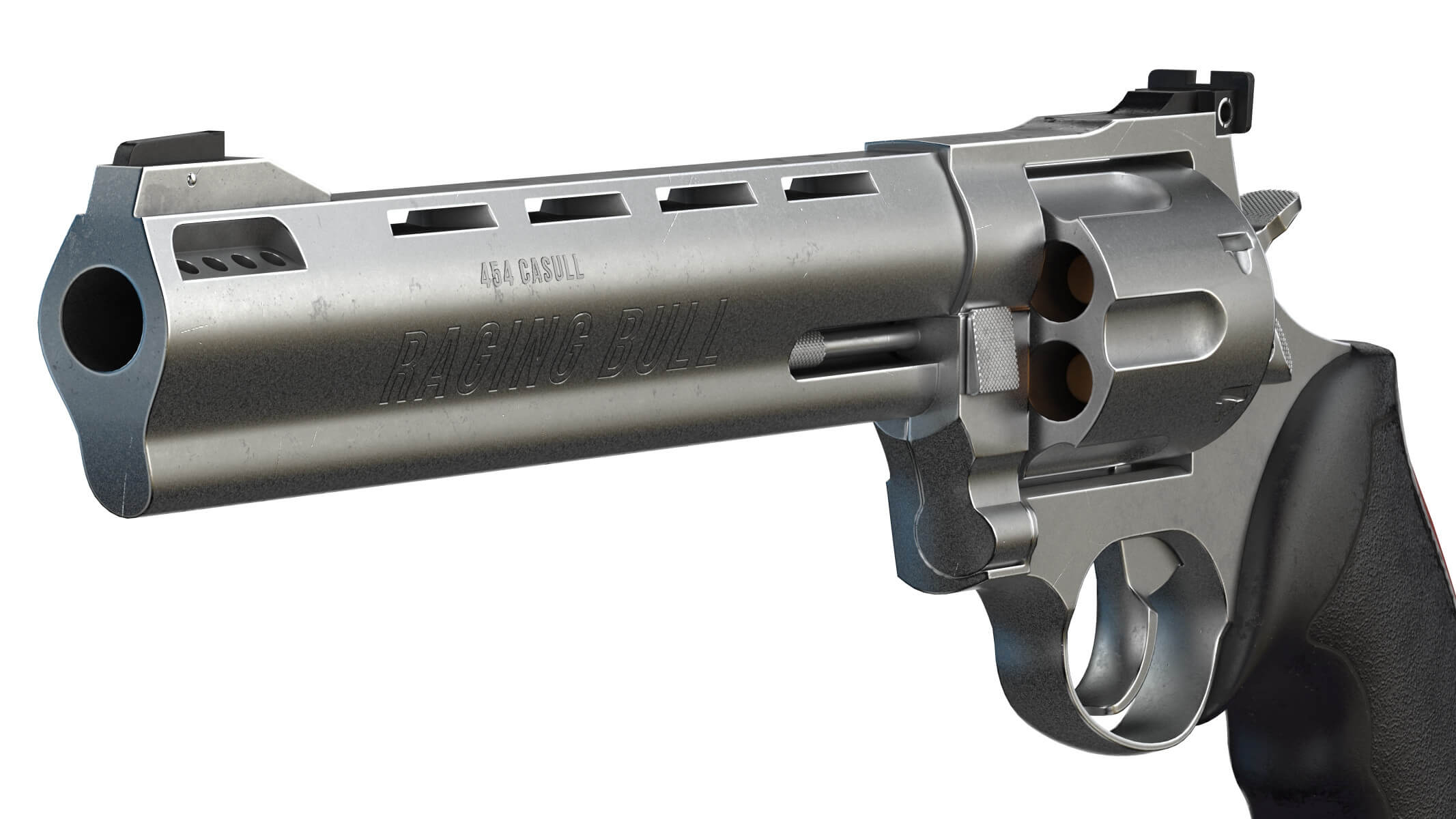 Taurus Raging Bull Low Poly - 3D Model by frezzy